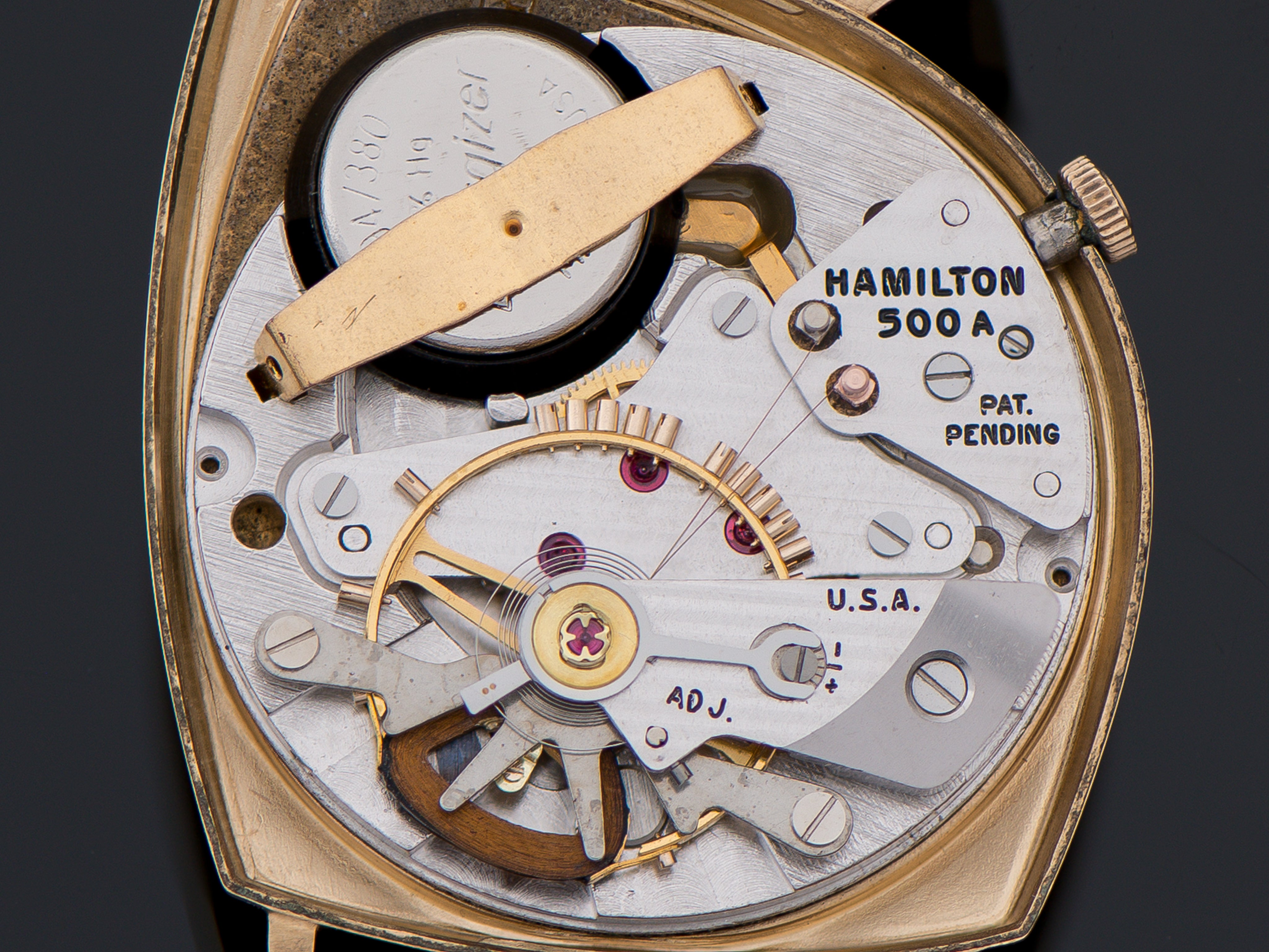 Hamilton Electric Meteor Original Finish Black/Gold Dial