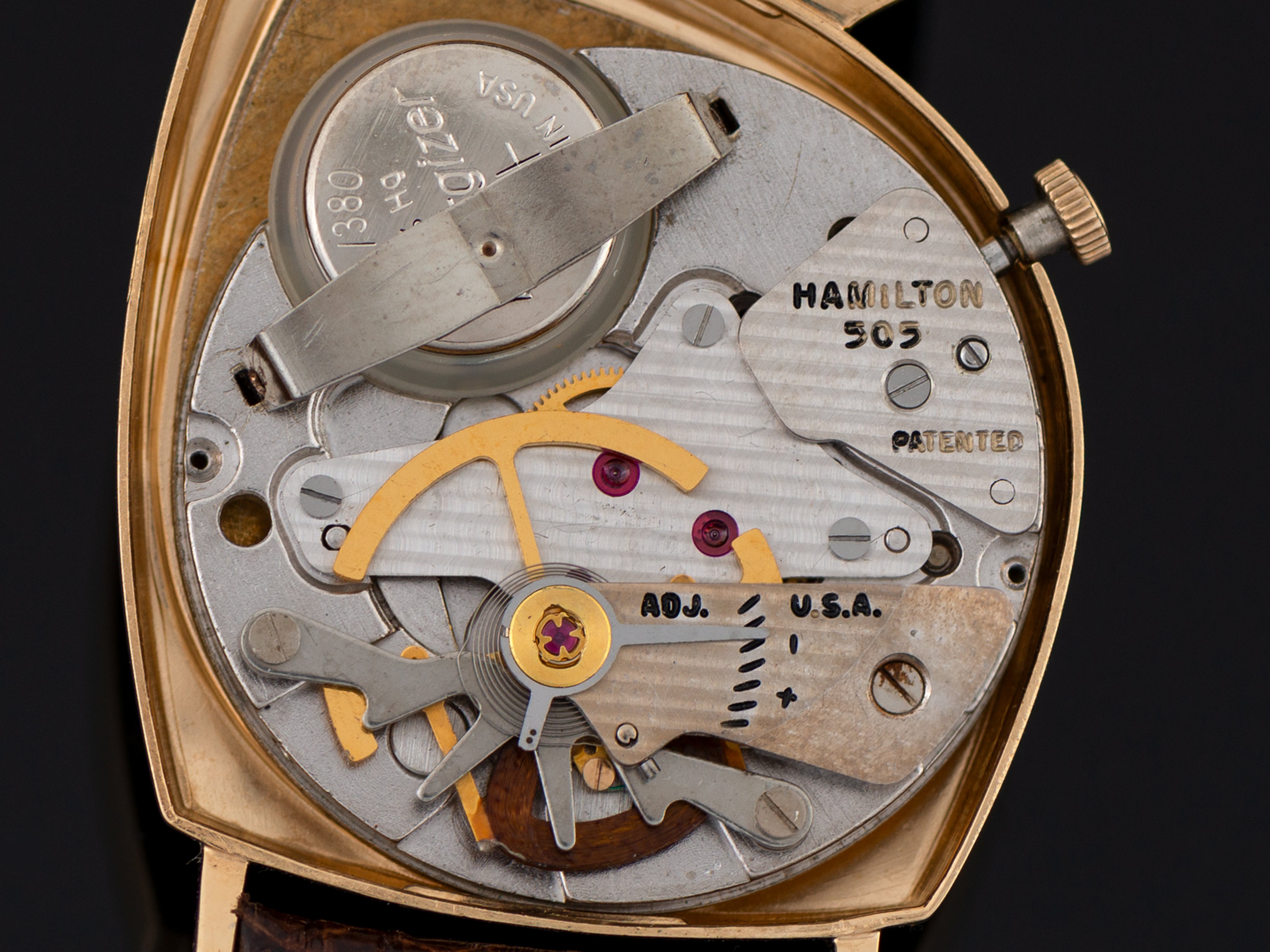 Hamilton Electric Meteor With Prototype Gold Dial Watch