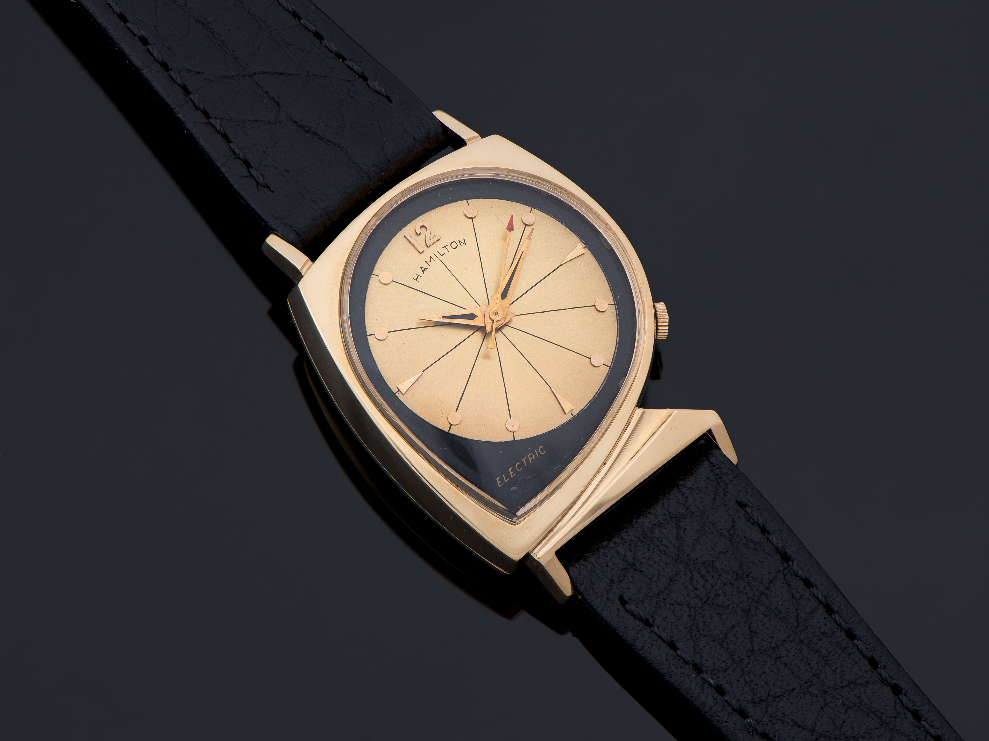 Hamilton Electric Meteor Original Finish Black/Gold Dial