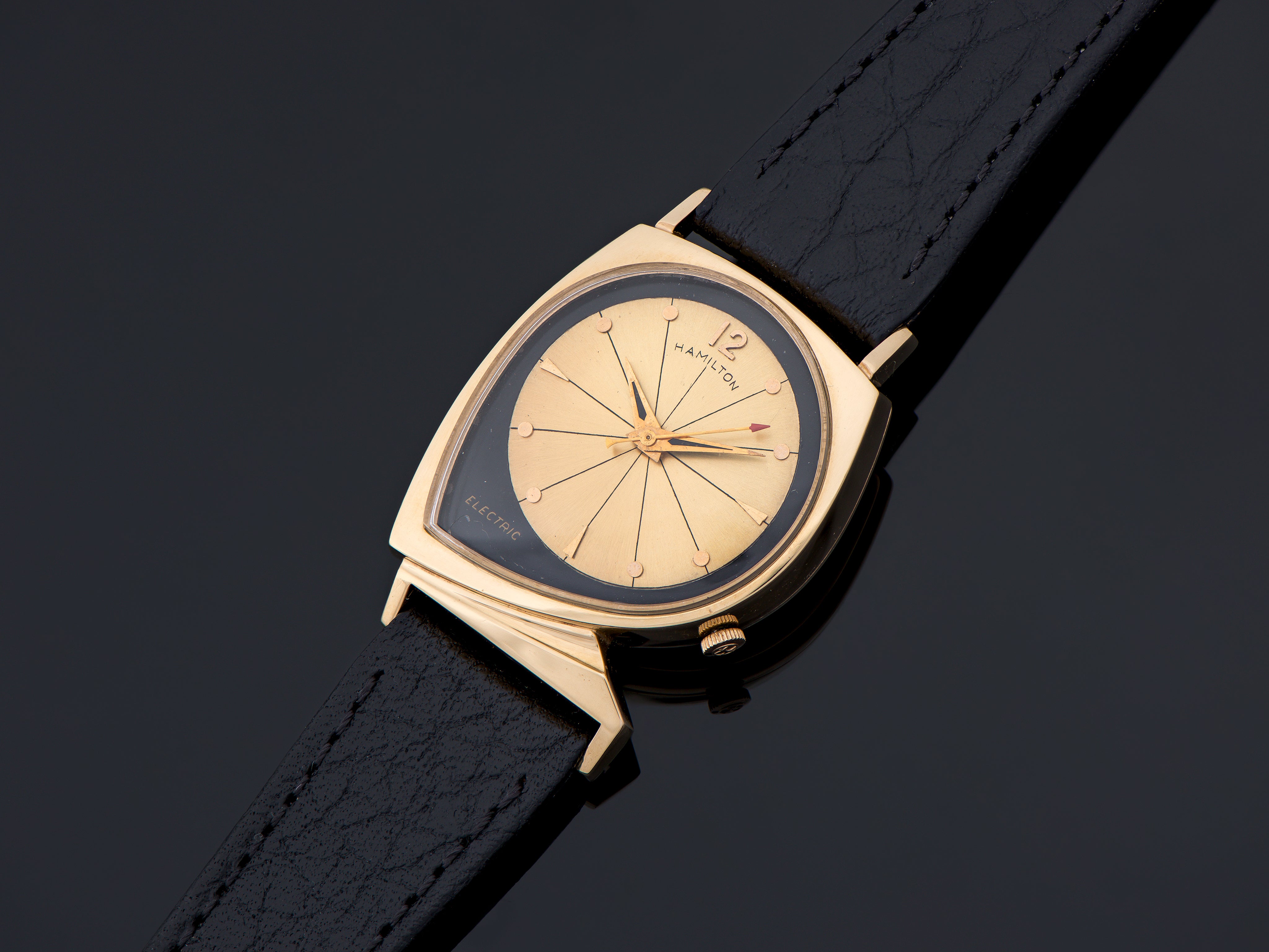 Hamilton Electric Meteor Original Finish Black/Gold Dial