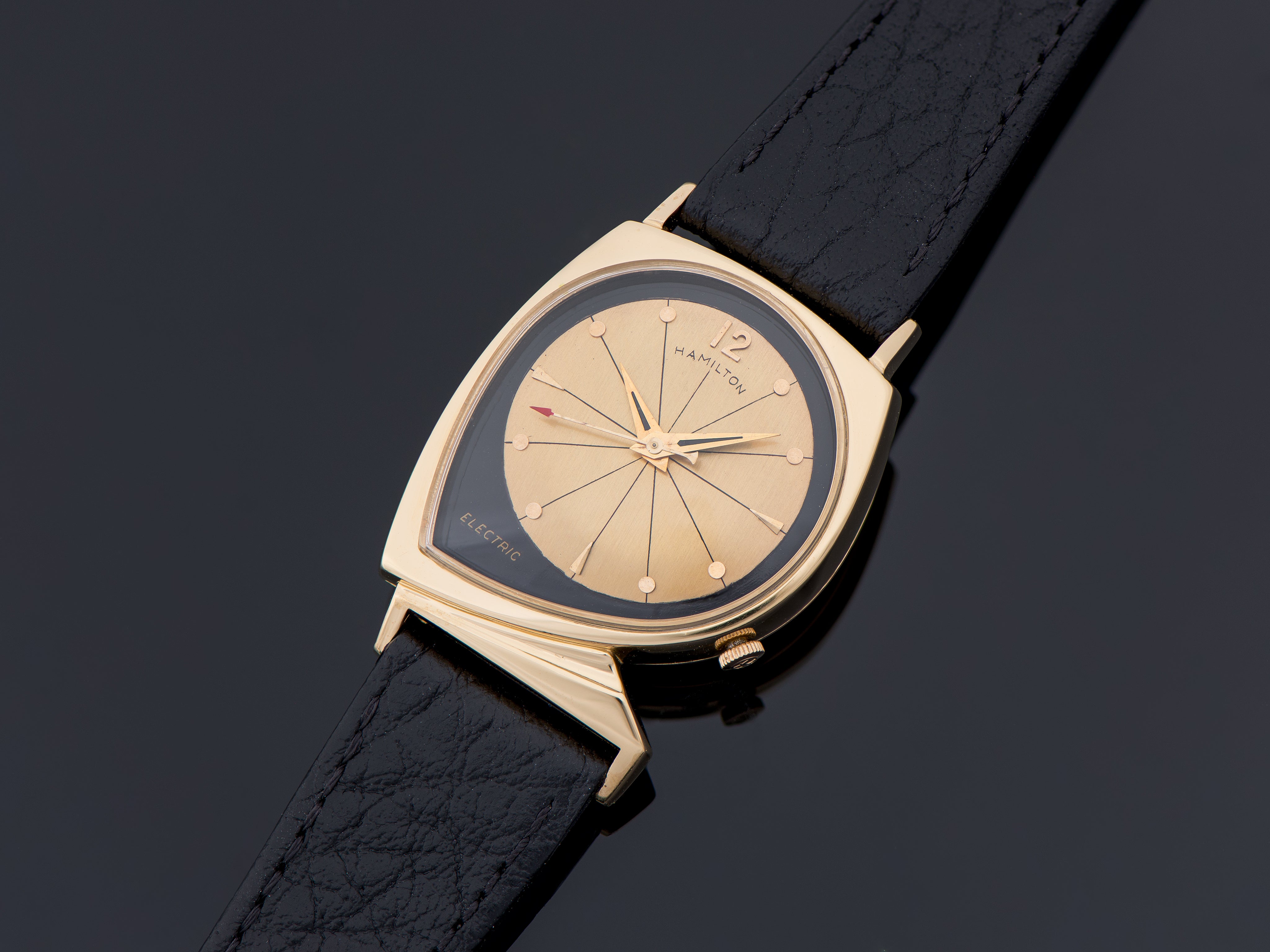 Hamilton Electric Meteor Original Finish Black/Gold Dial