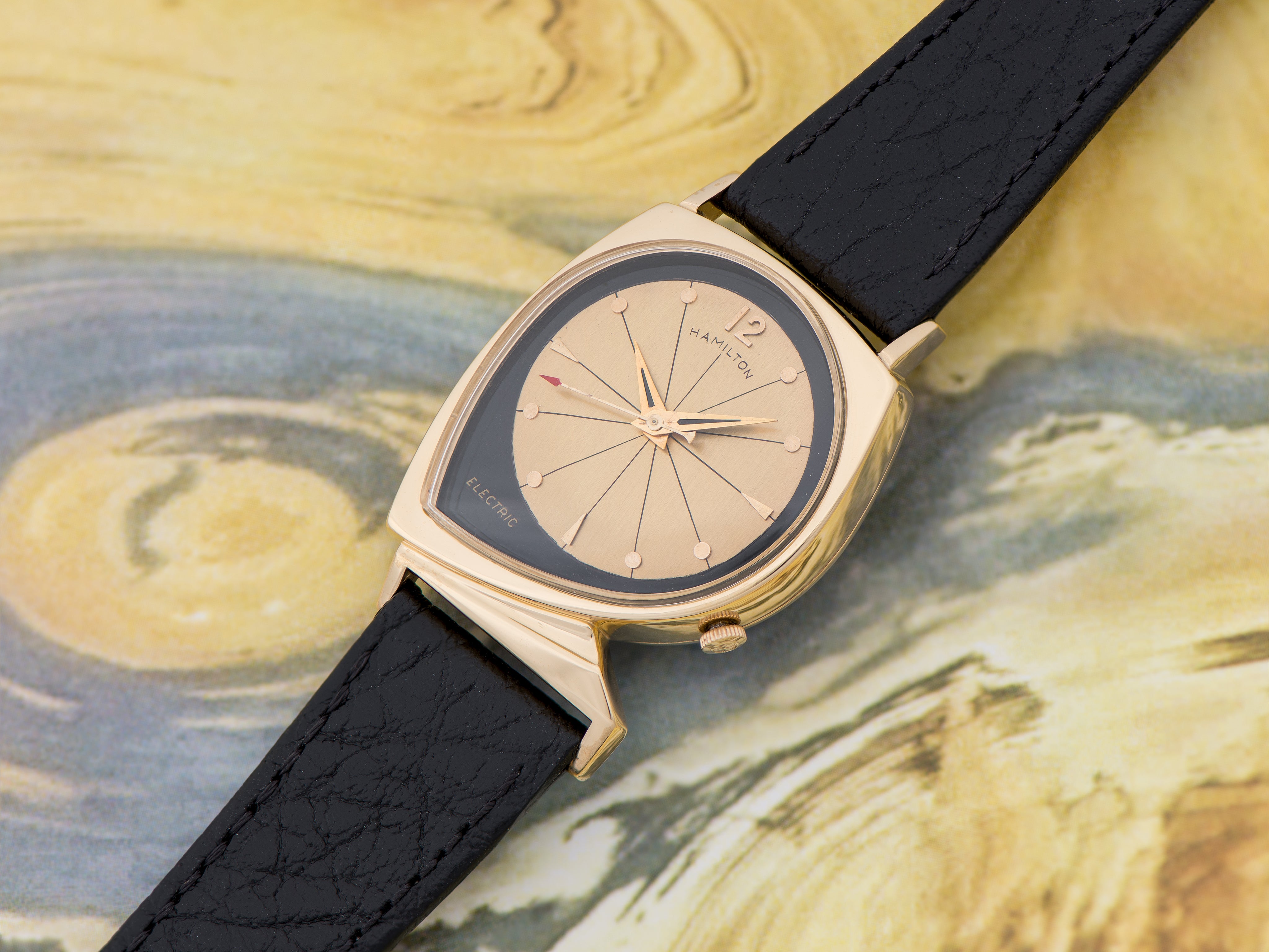 Hamilton Electric Meteor Original Finish Black/Gold Dial