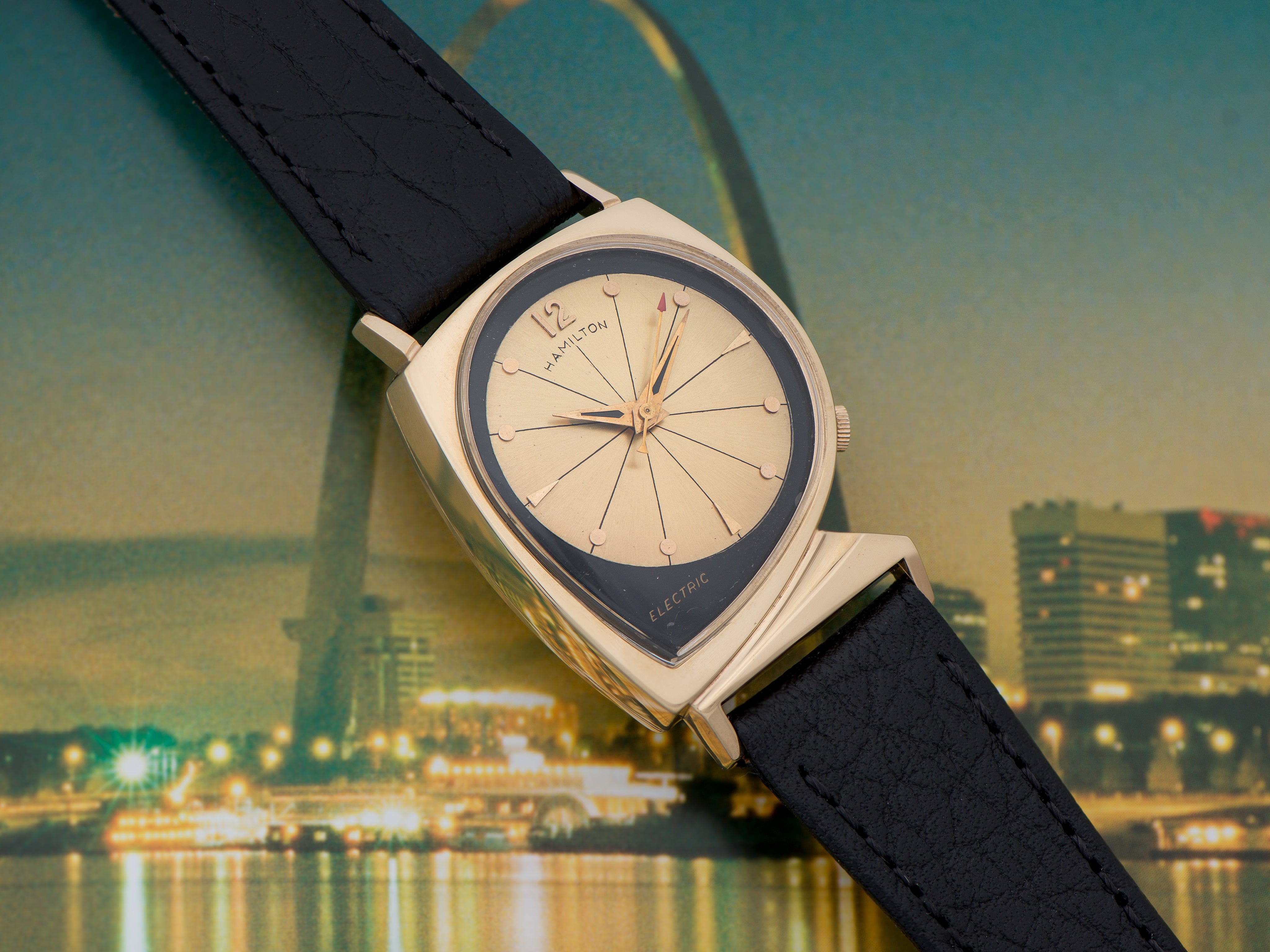 Hamilton Electric Meteor Original Finish Black/Gold Dial