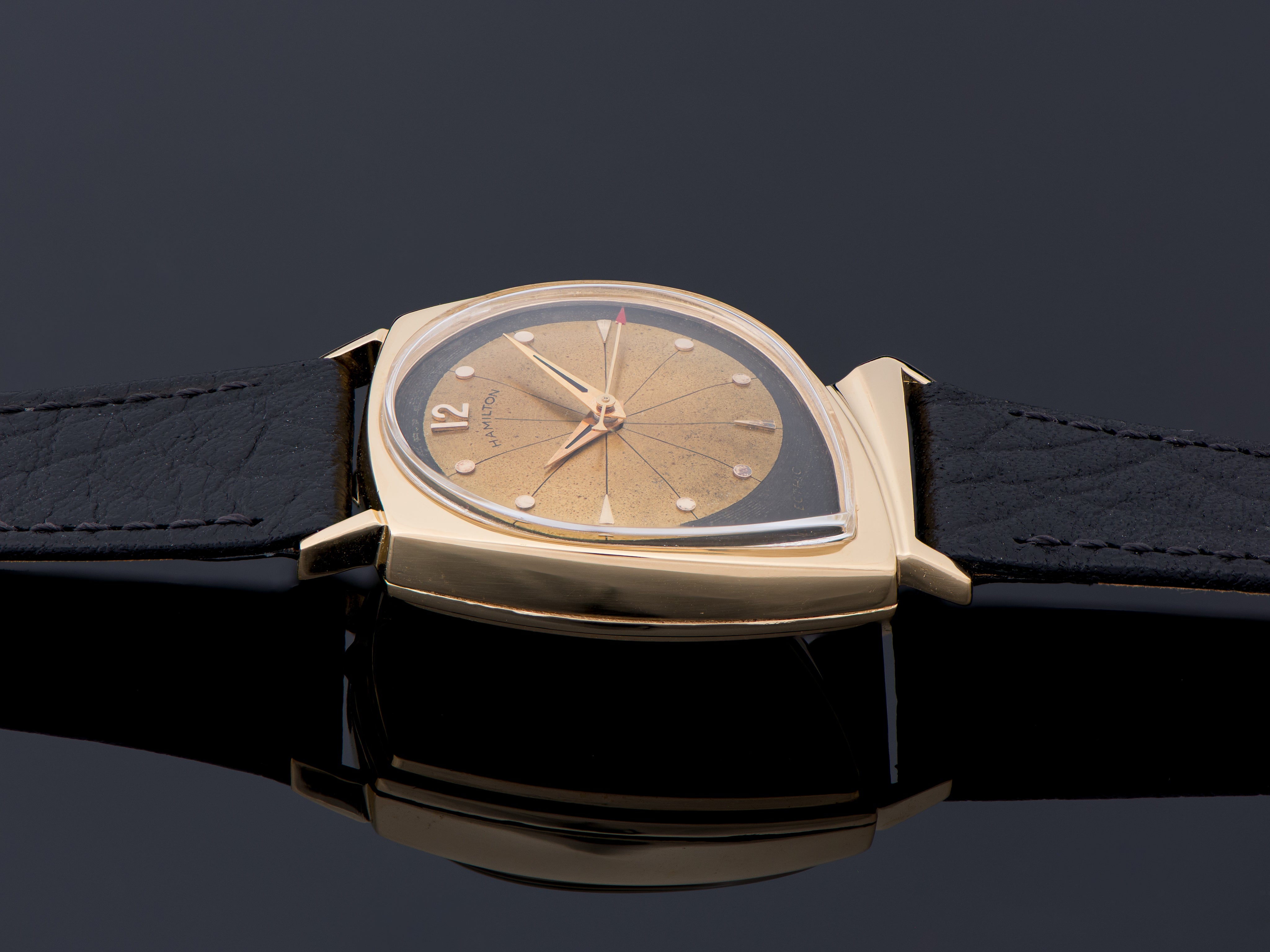 Hamilton Electric Meteor With Prototype Gold Dial Watch