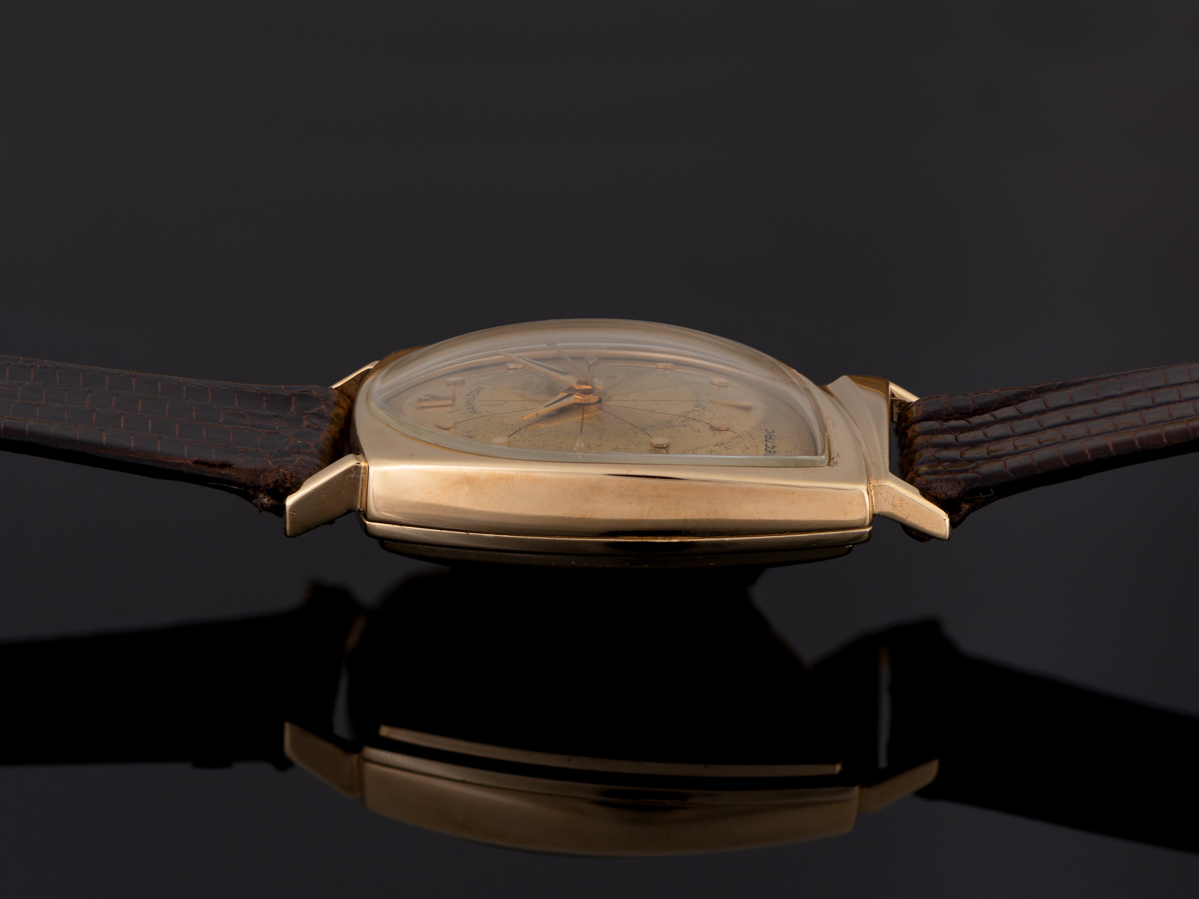 Hamilton Electric Meteor With Prototype Gold Dial Watch