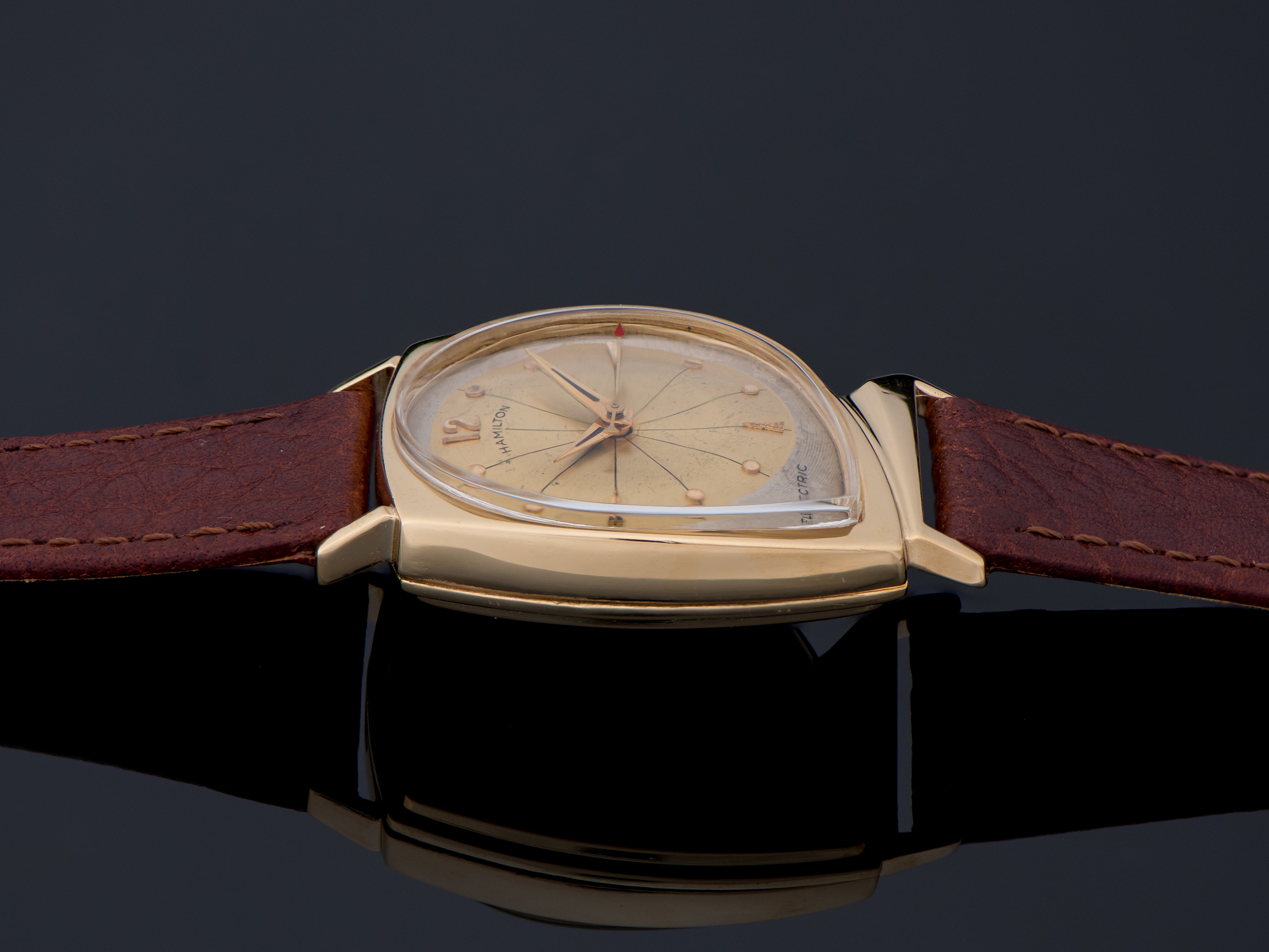 Hamilton Electric Meteor With Prototype Gold Dial Watch