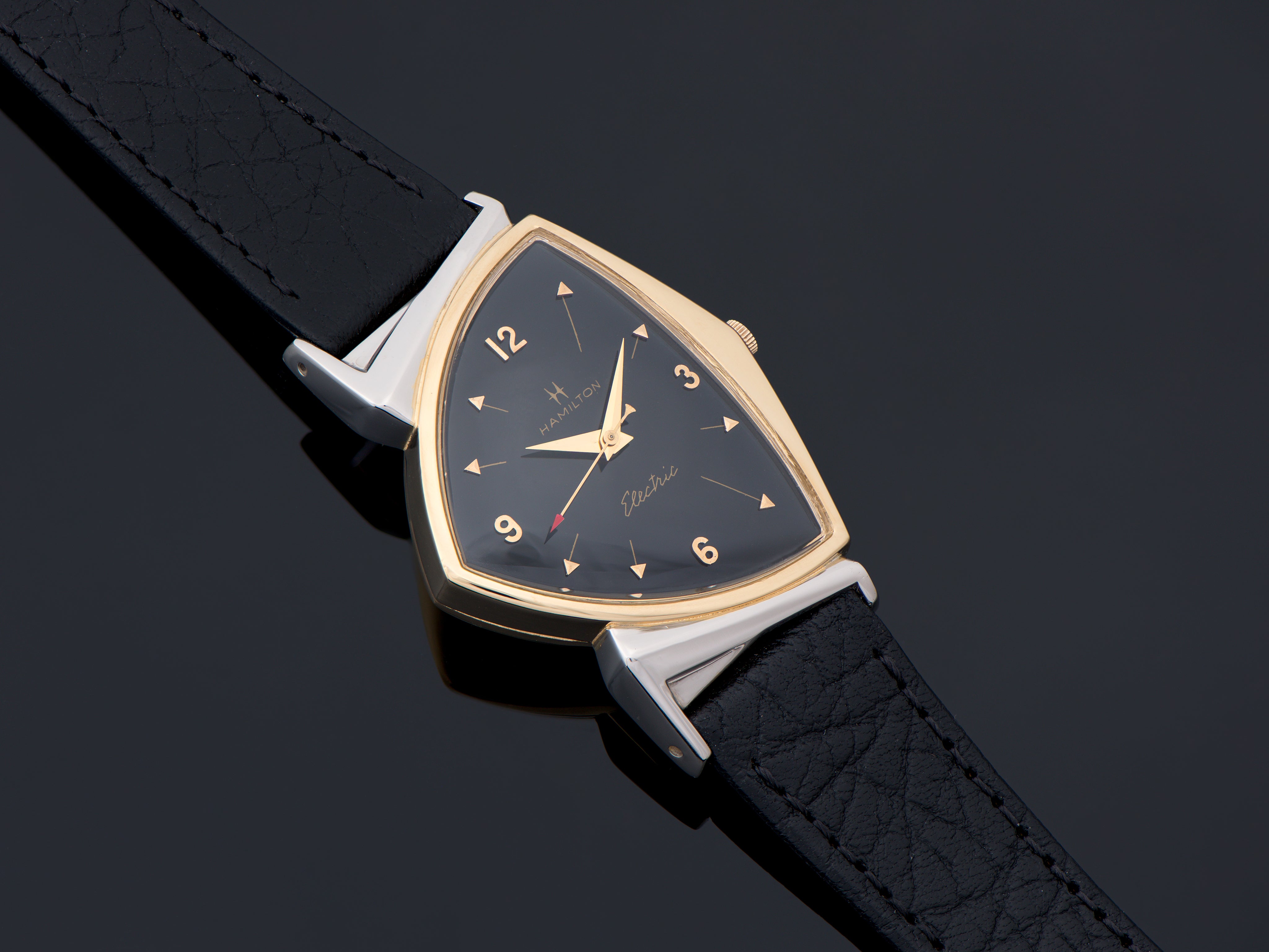 Hamilton Electric Pacer 505 Style Black Dial Watch