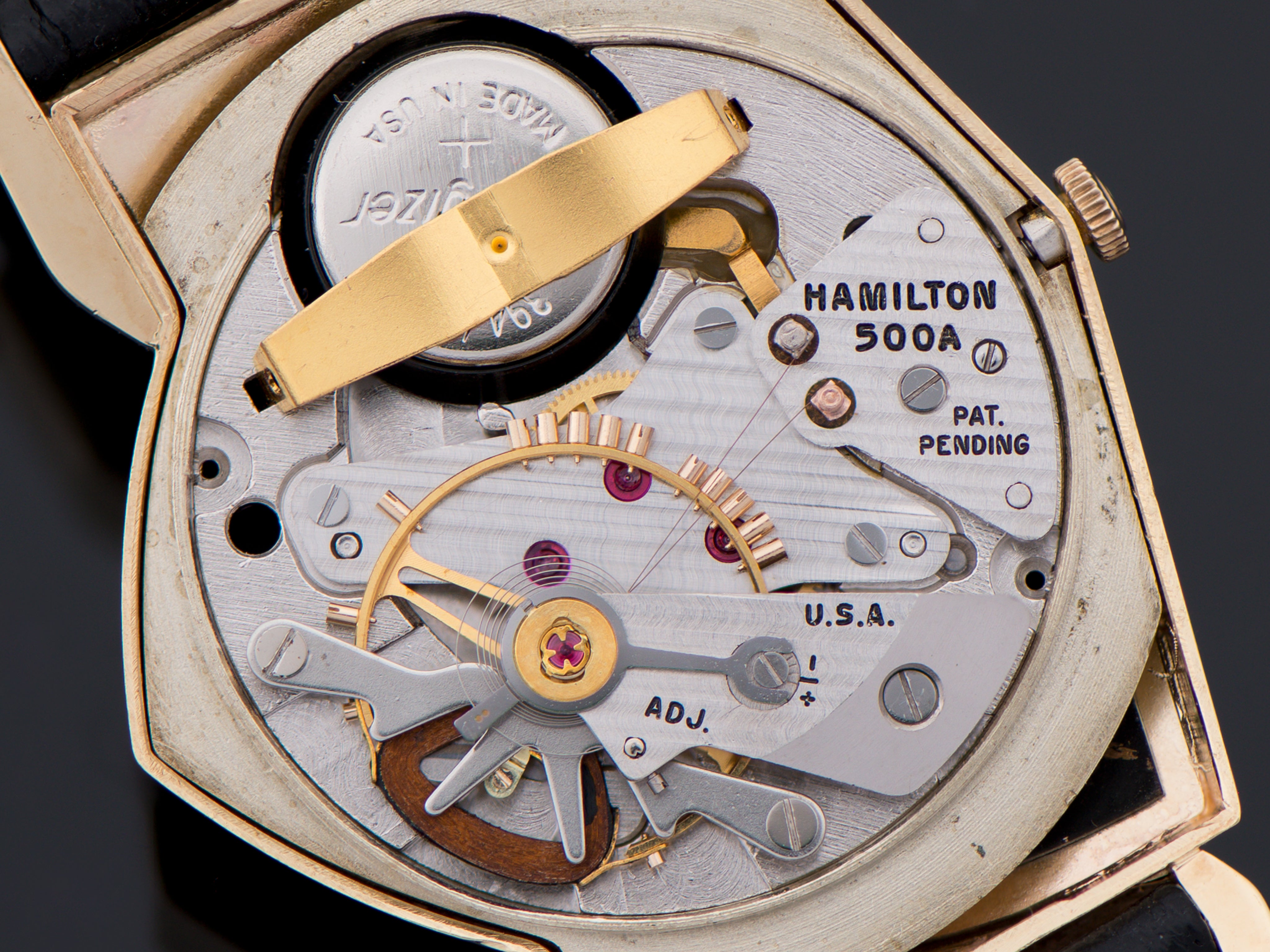 Hamilton Electric Pacer GE Breakthrough 60 14K Gold Watch