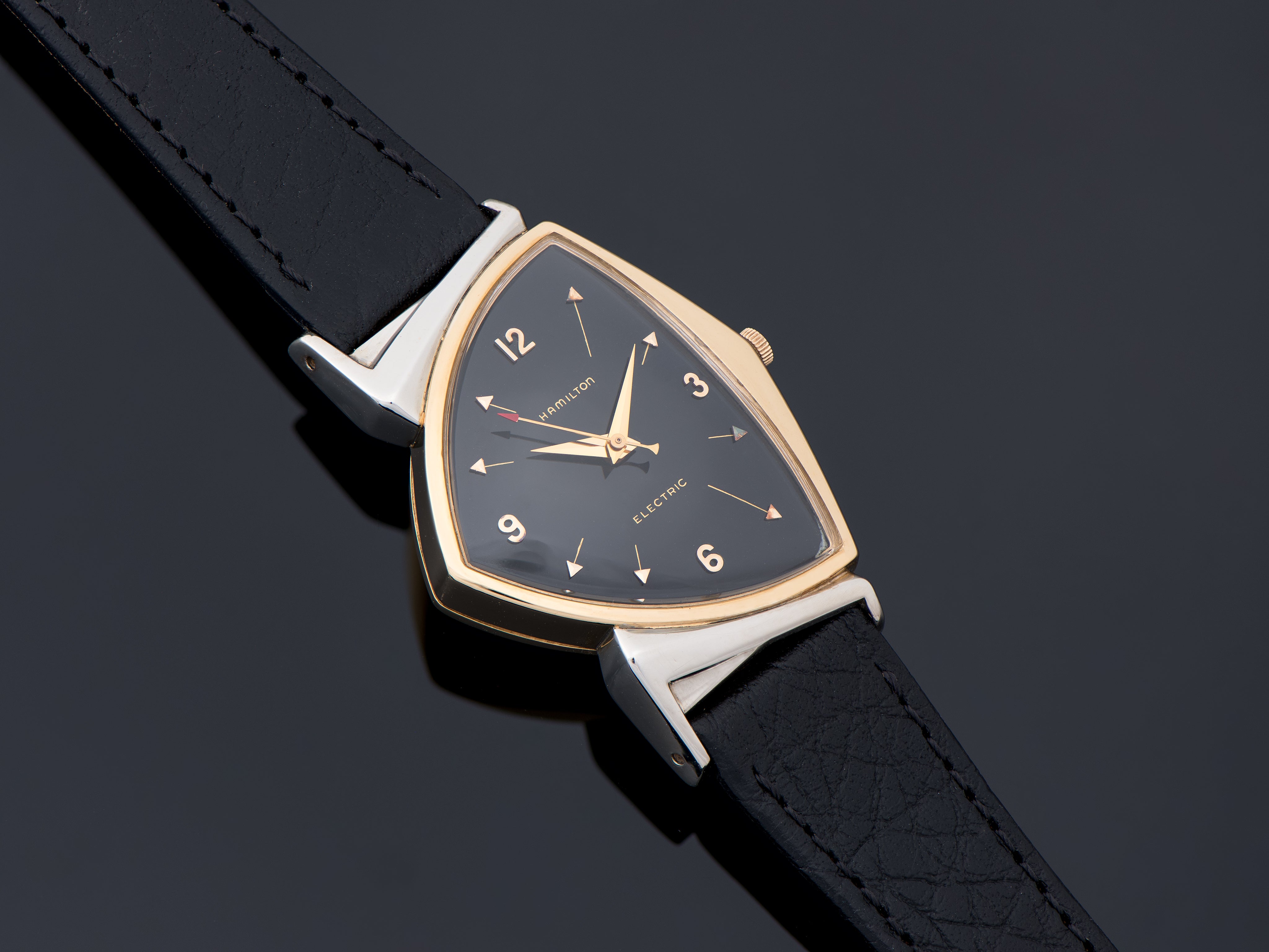 Hamilton Electric Pacer Original Finish Black Dial Watch