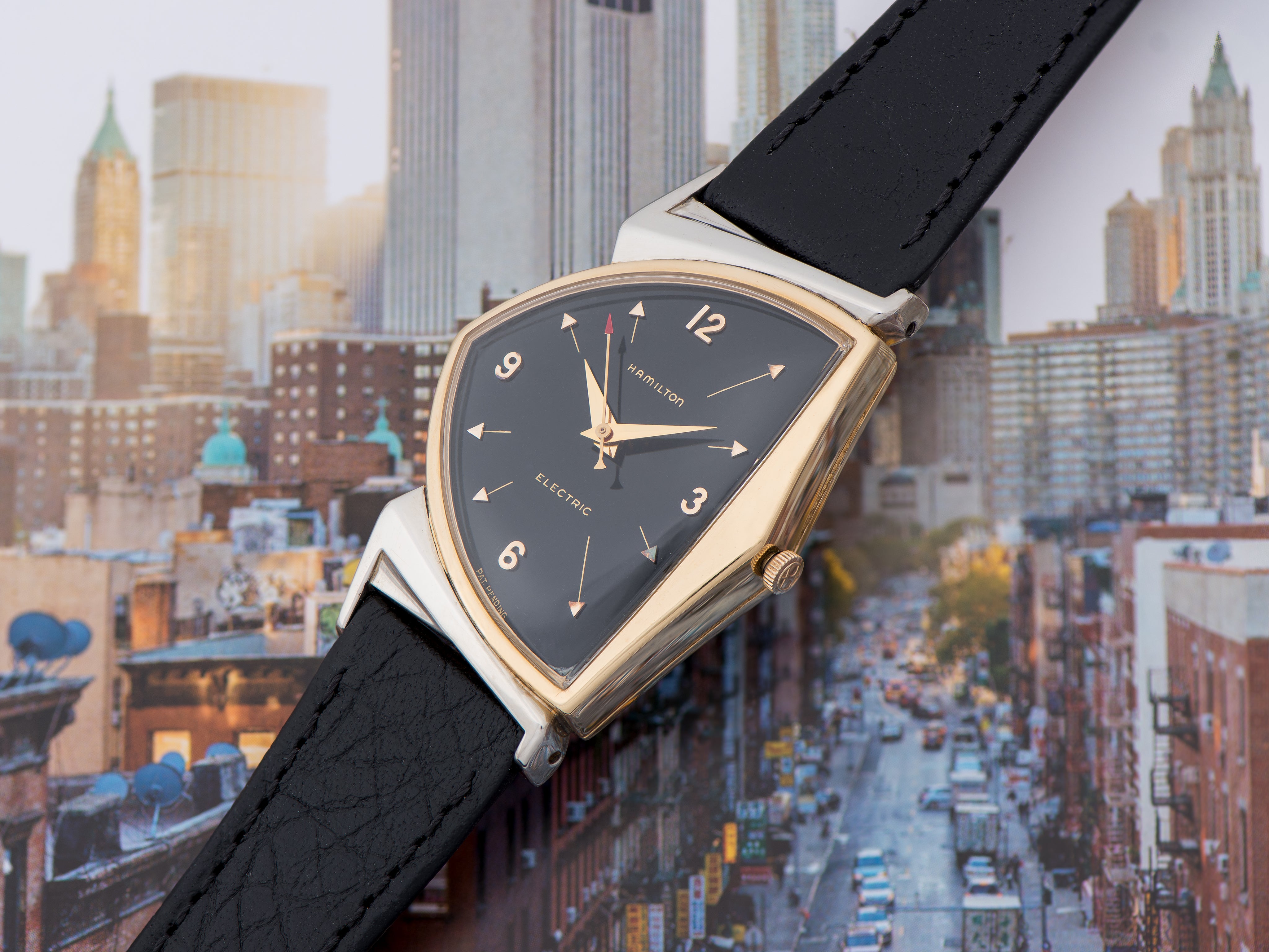 Hamilton Electric Pacer Original Finish Black Dial Watch