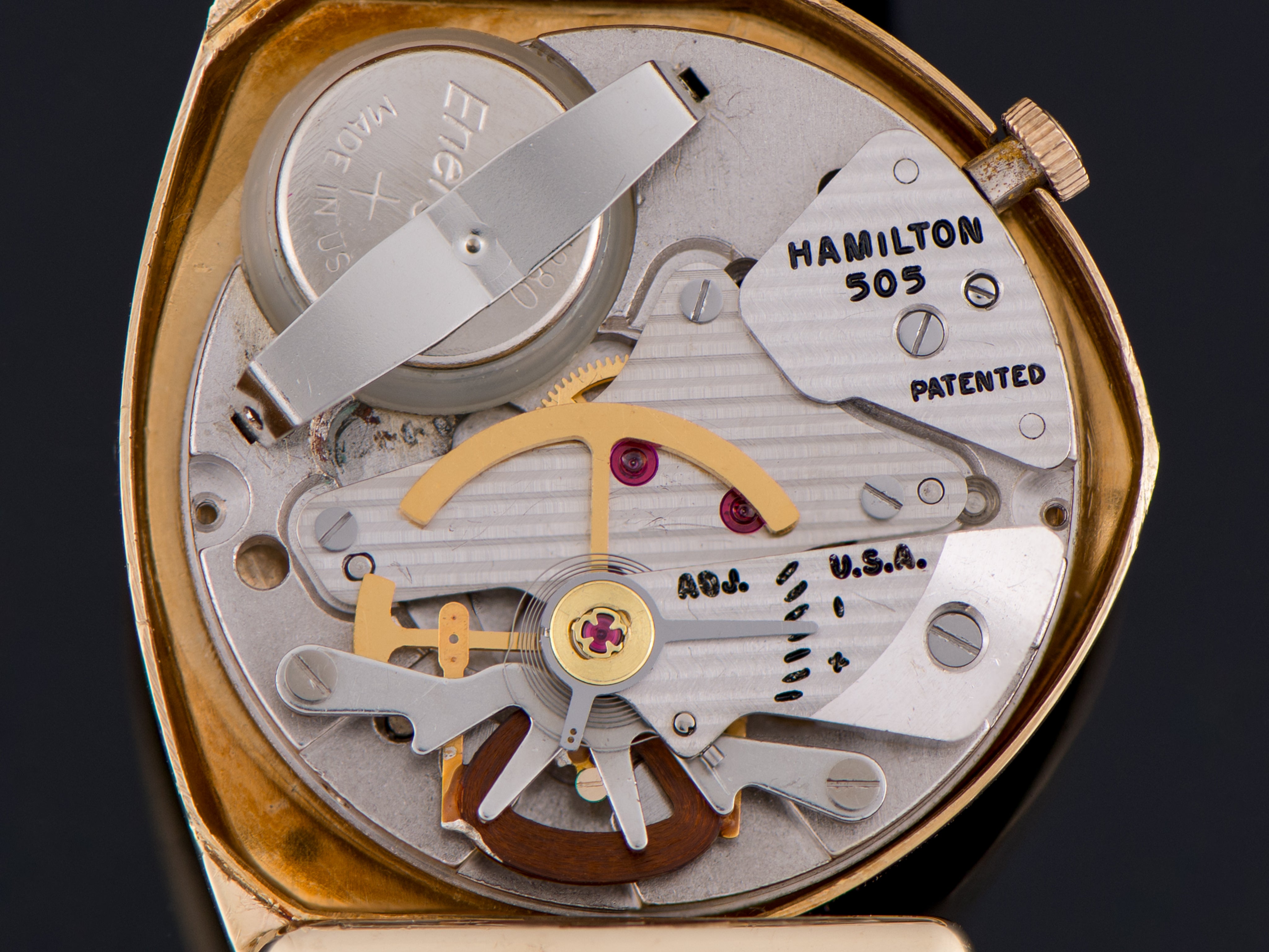 Hamilton Electric Savitar 14K Yellow Gold Watch