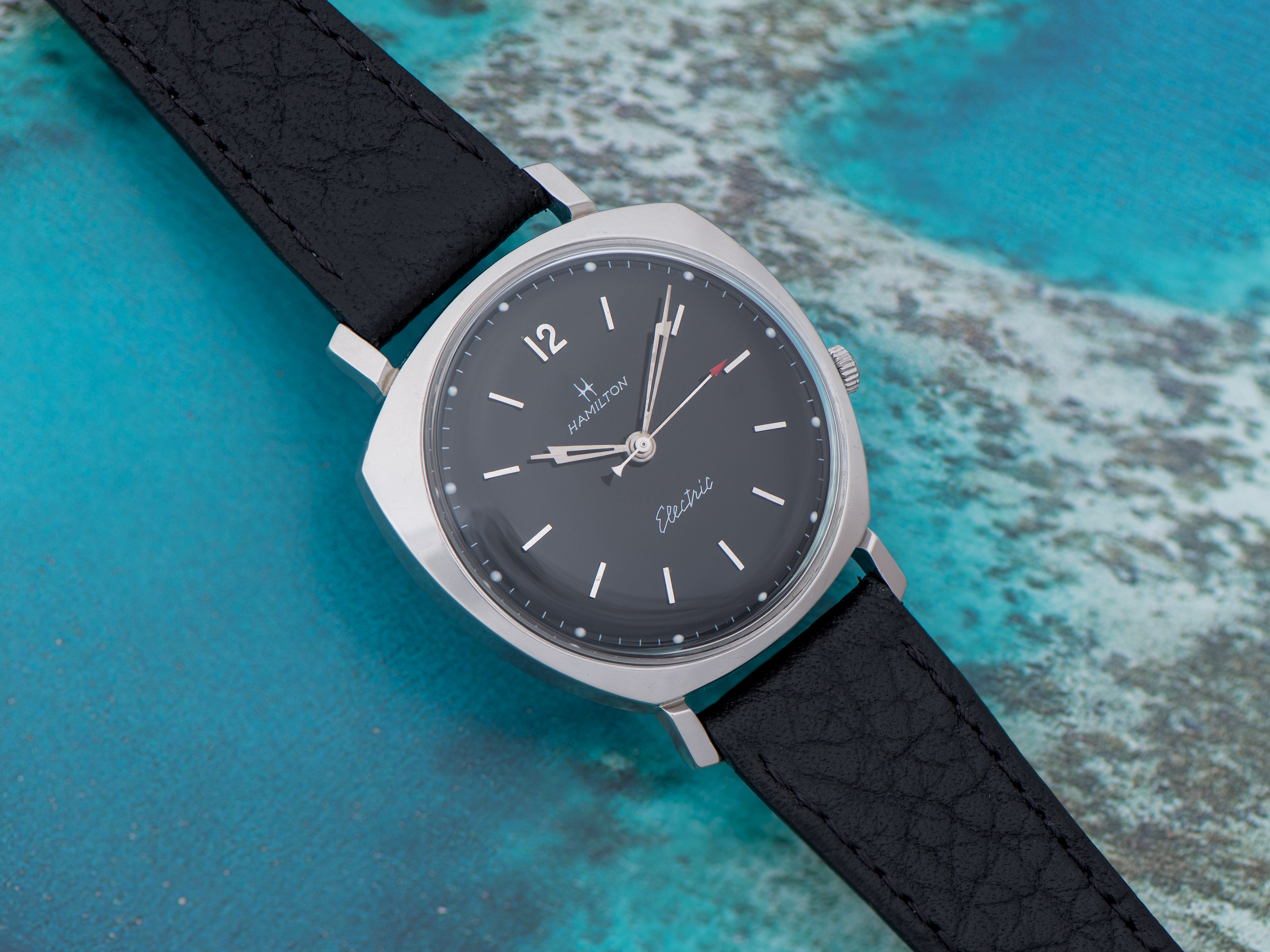 Hamilton Electric Sea-Lectric II Custom Black Dial Watch | Unwind In Time