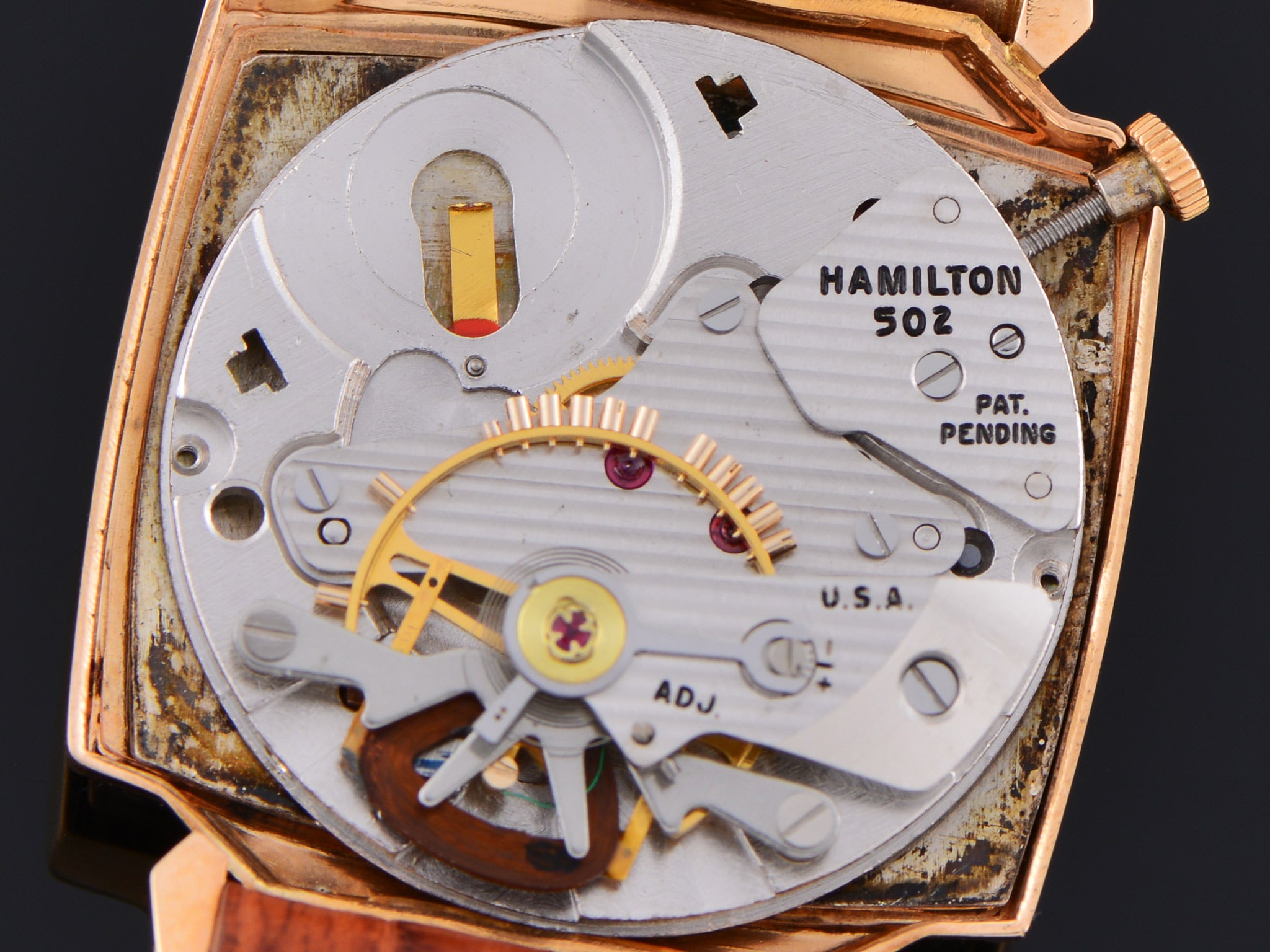 Hamilton Electric Vantage 18K Rose Gold Original Silver Dial | Unwind ...
