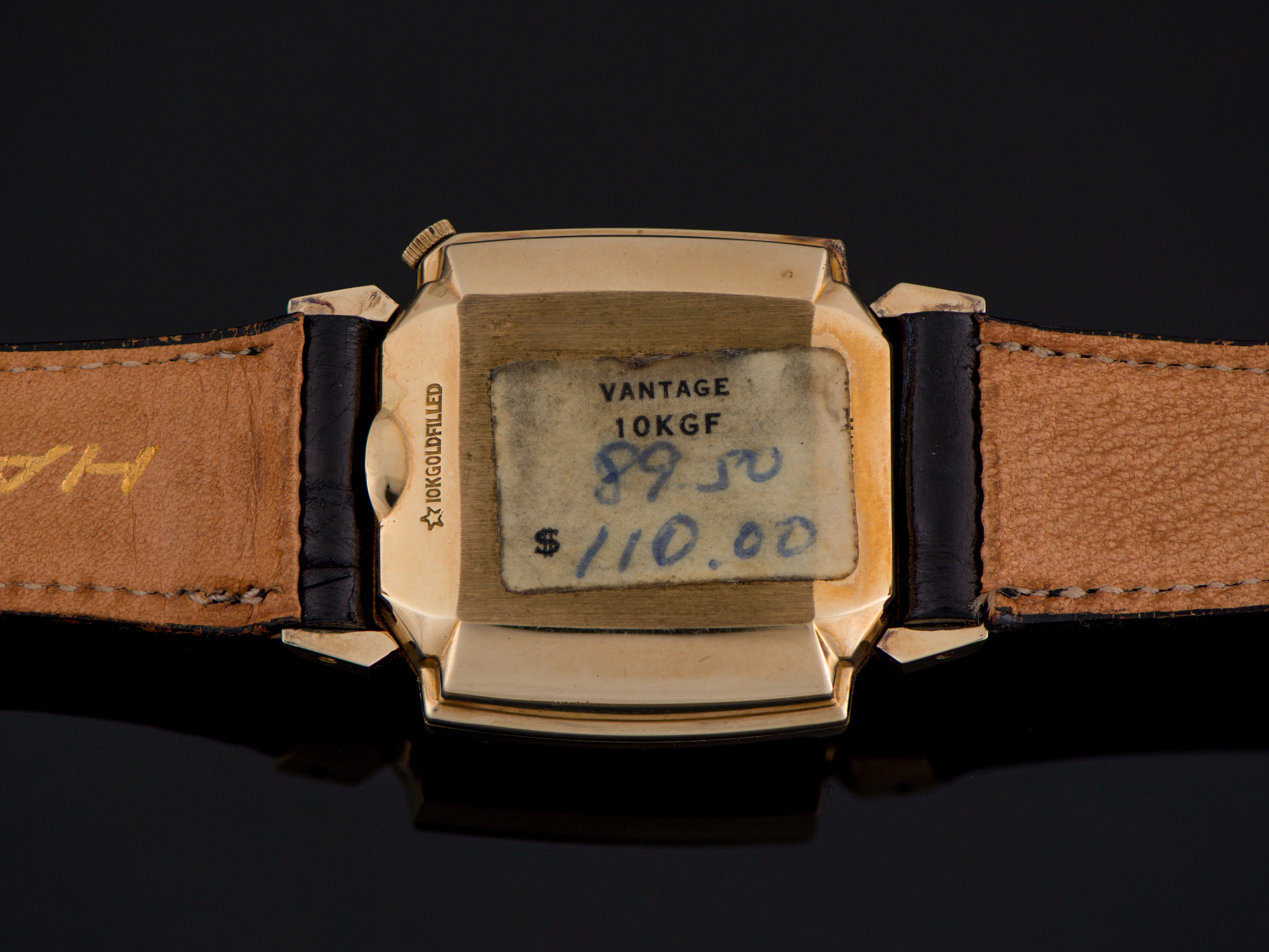 Hamilton Electric Vantage Watch New Old Stock with Original Black Dial