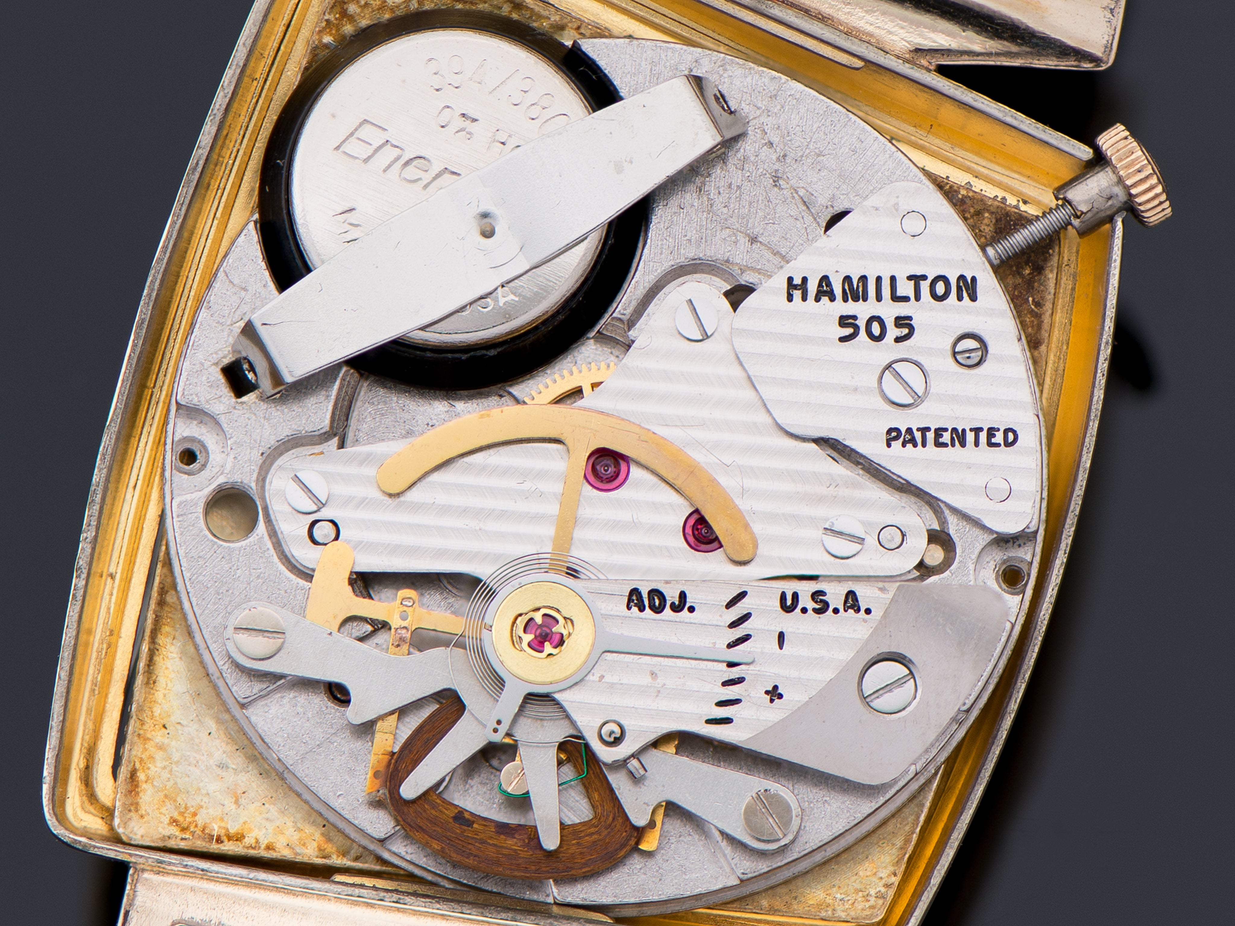 Hamilton Electric Vega Watch Original Finish Dial