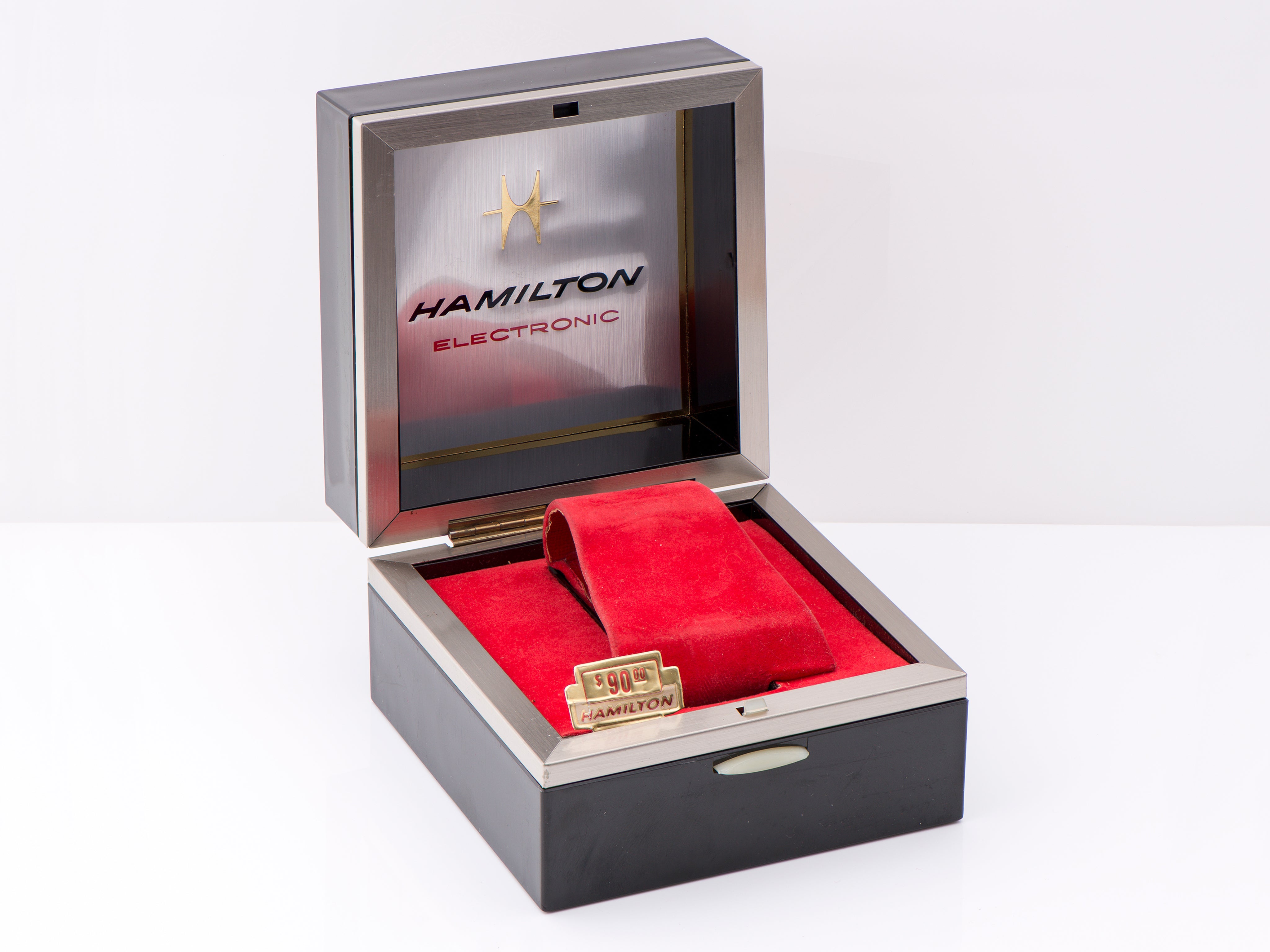 Hamilton Clamshell Watch Box for Medallion 22 Jewel Watch