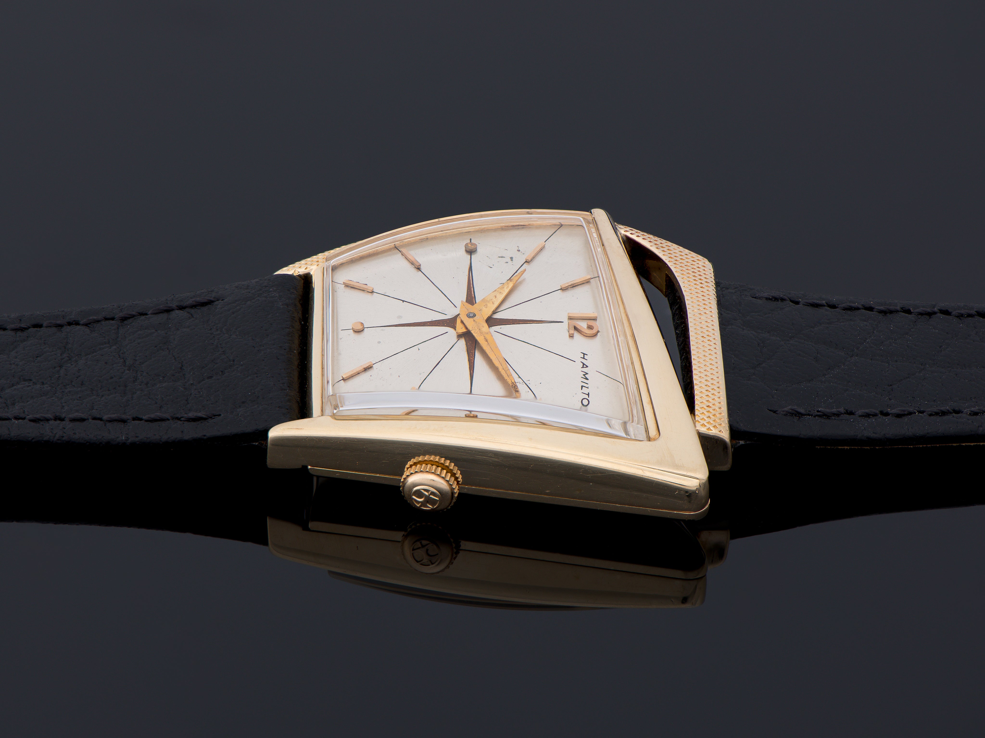 Hamilton Flight I 14K Solid Gold Watch