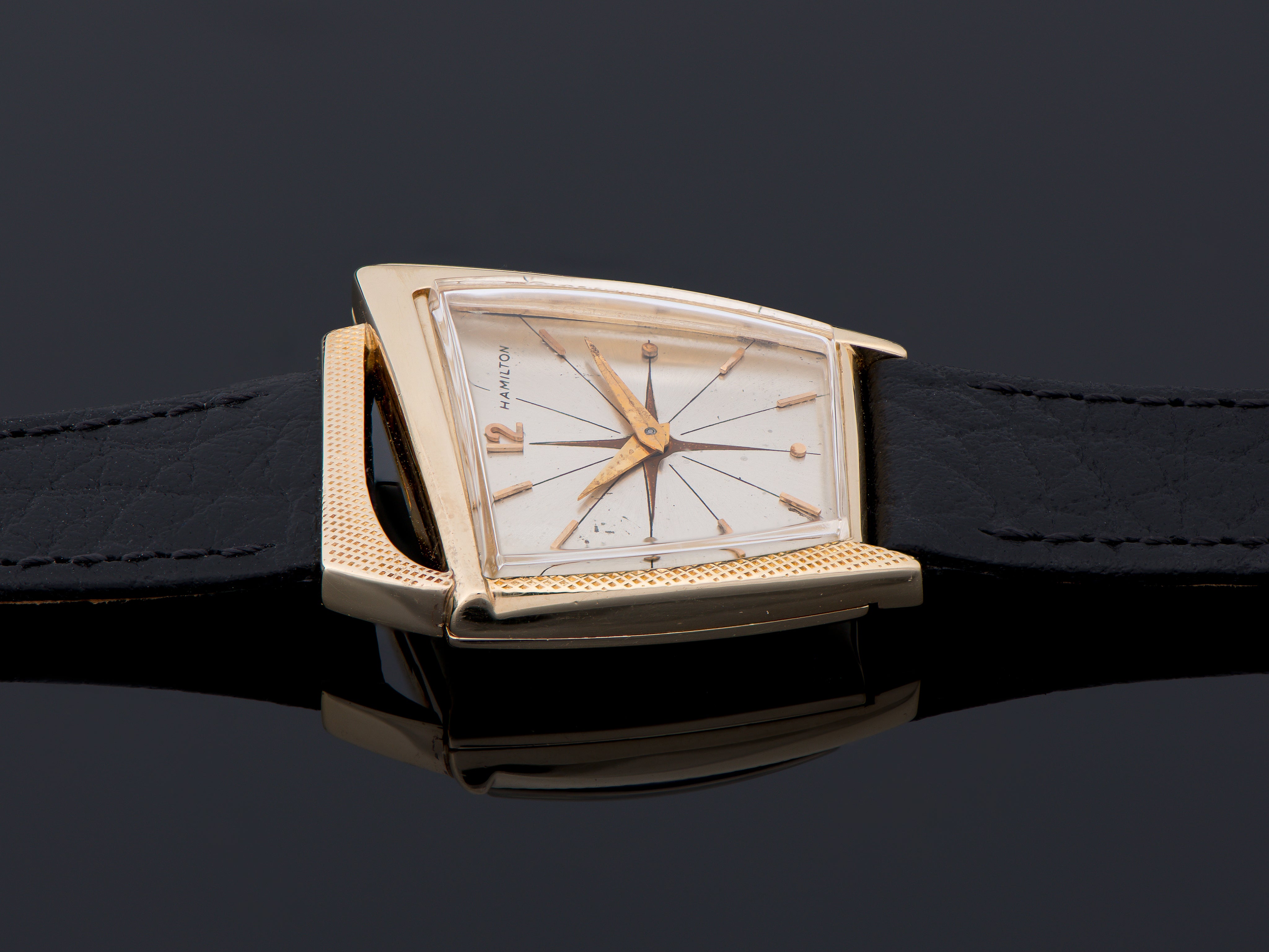 Hamilton Flight I 14K Solid Gold Watch