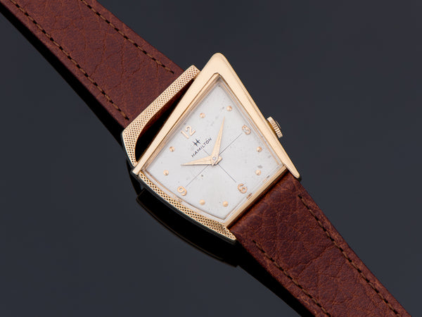 Hamilton Flight II Asymmetric Watch Original Silver Dial