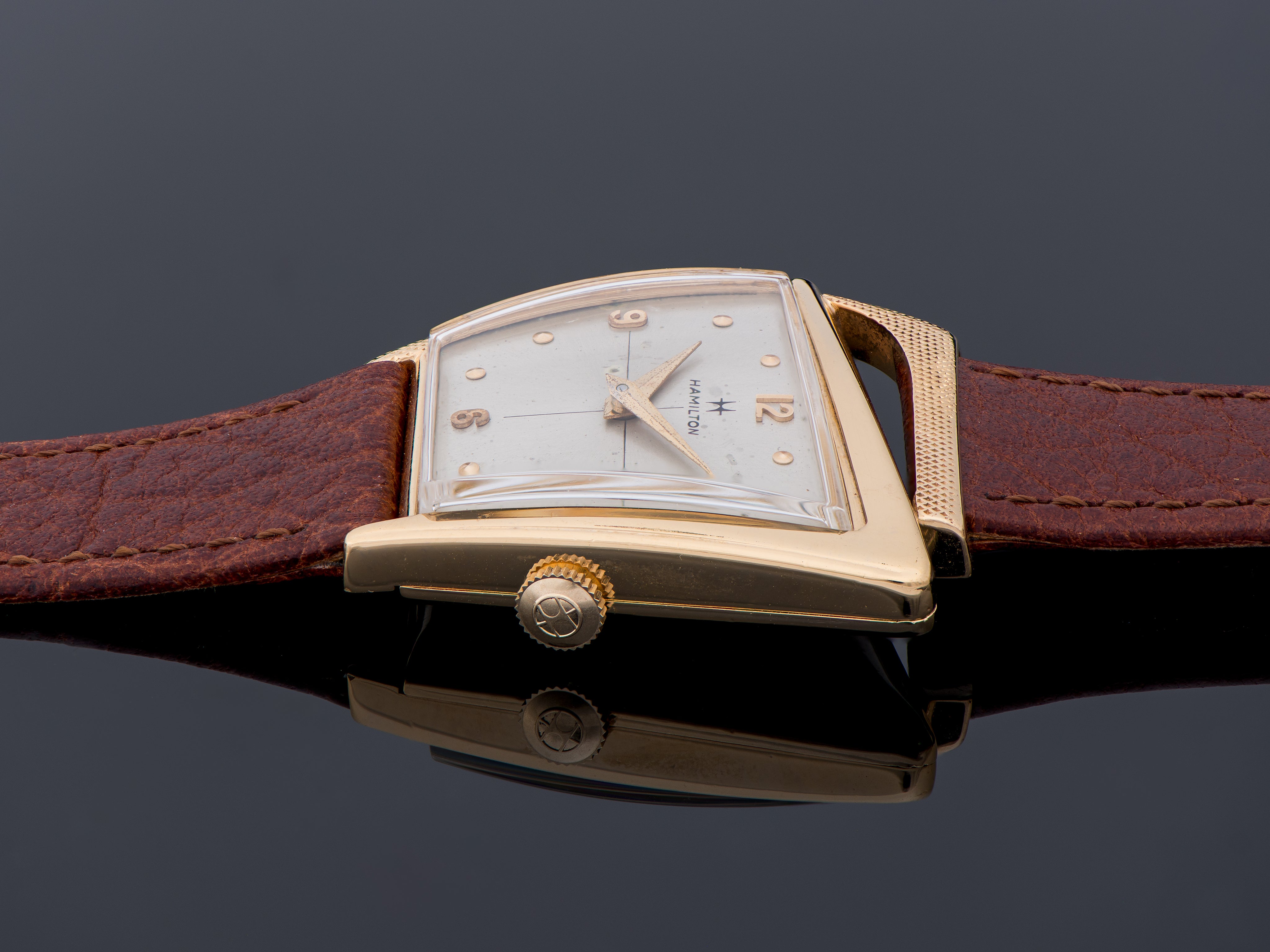 Hamilton Flight II Asymmetric Watch Original Silver Dial