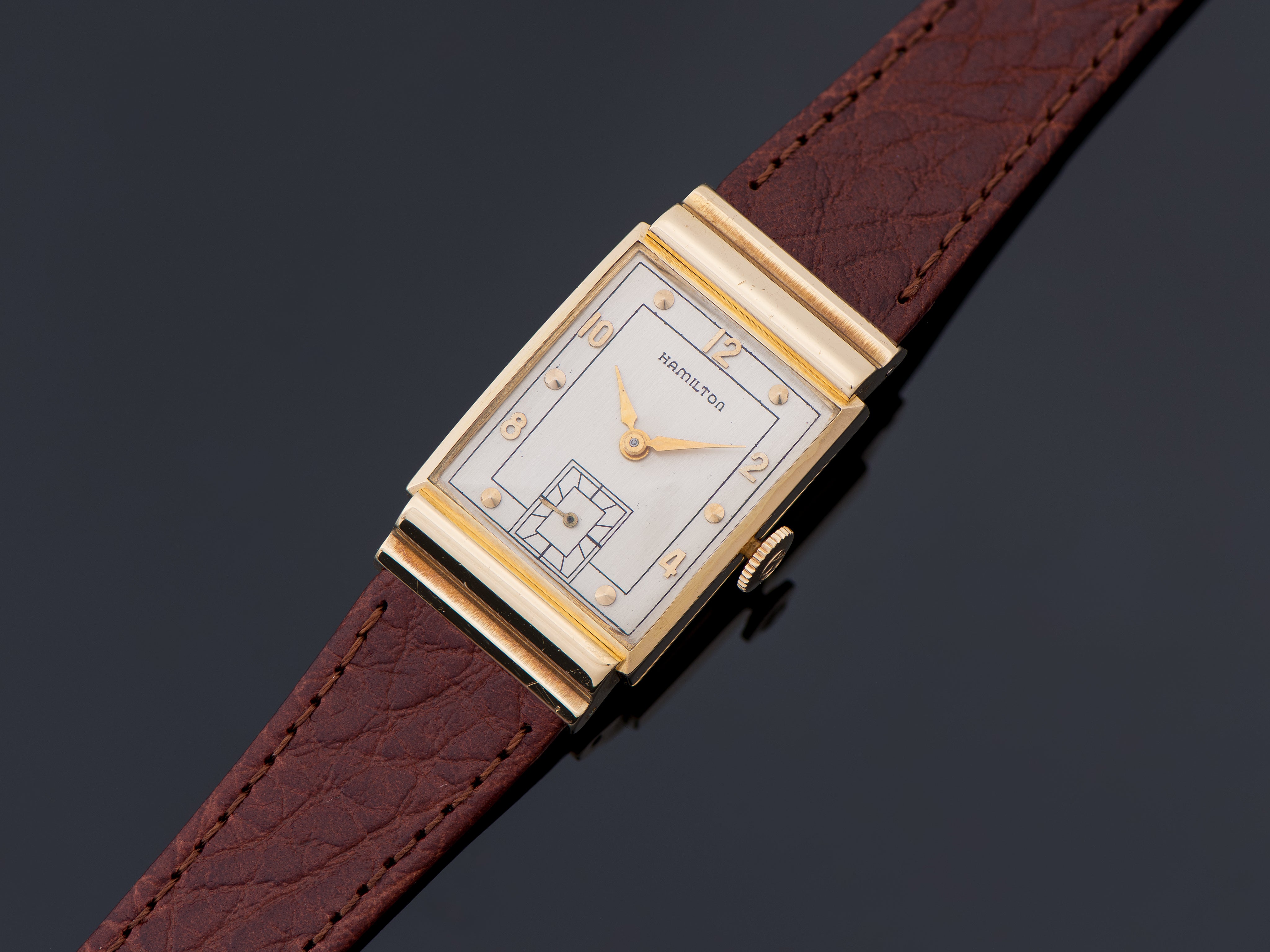 Hamilton Gordon 18K Yellow Gold Watch