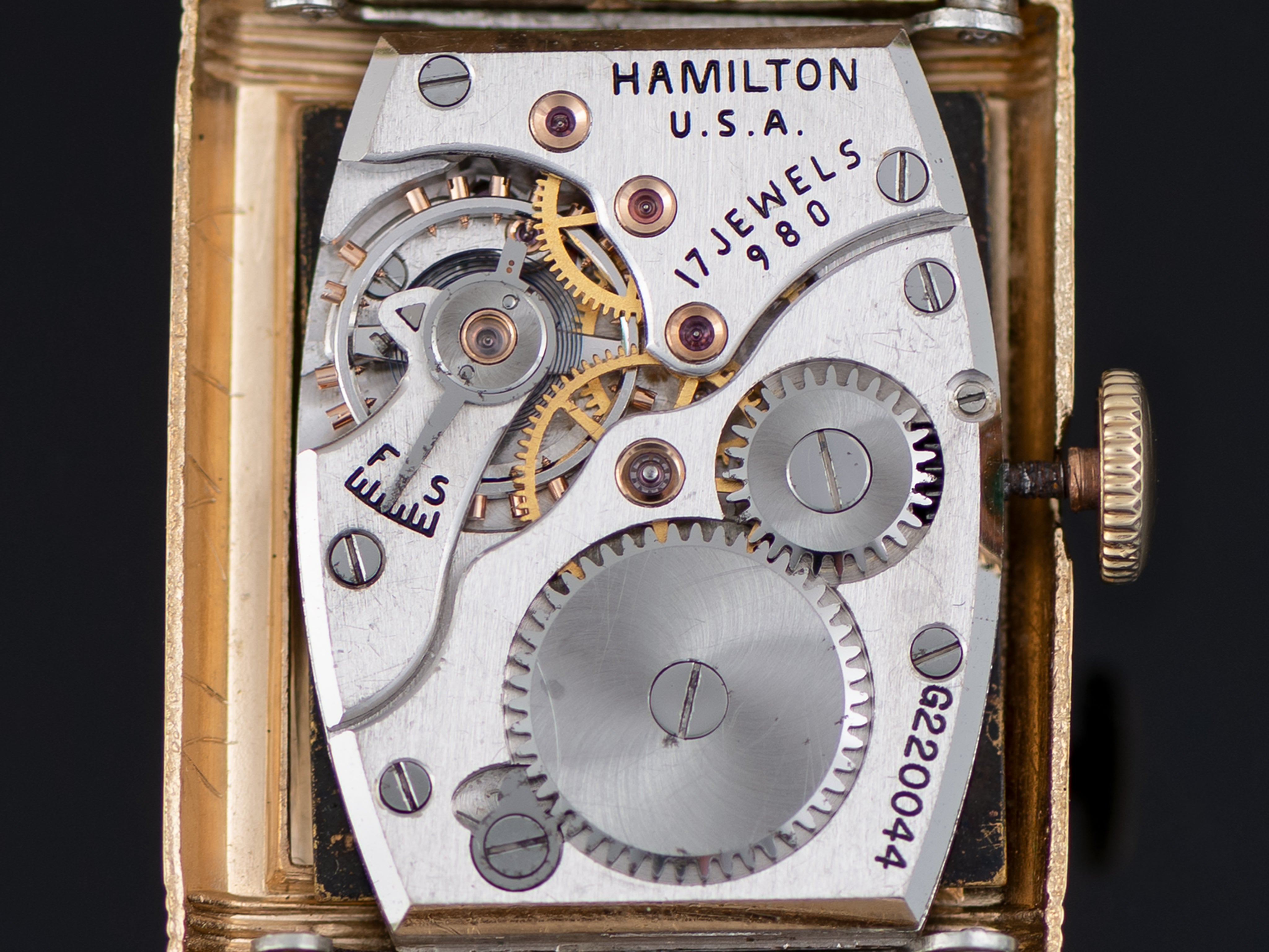 Hamilton Otis "Reverso" Original Black Dial Watch | Unwind In Time