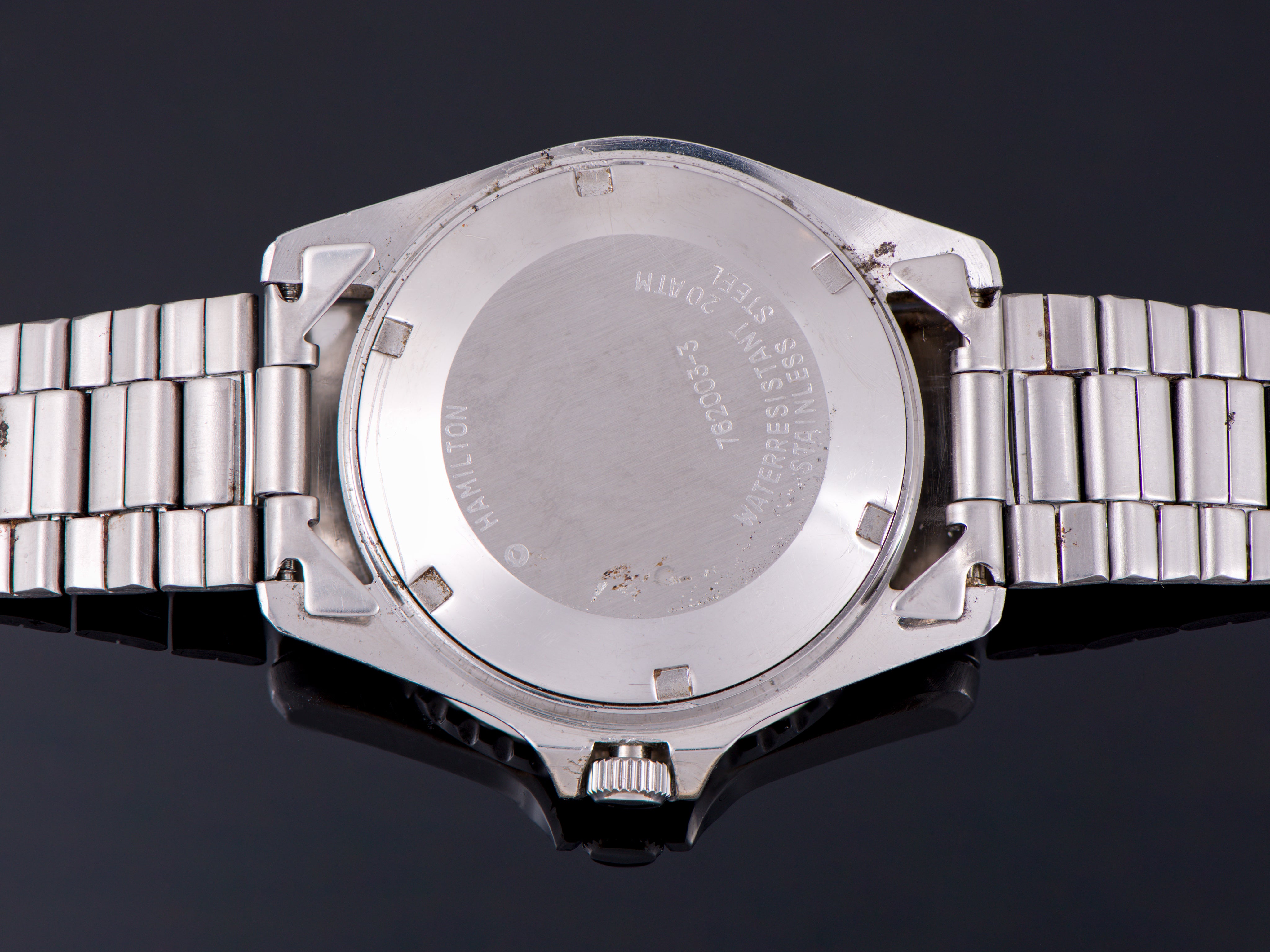 Hamilton "Coke" Quartz Dive Watch & Original Bracelet 762003-3 | Unwind ...