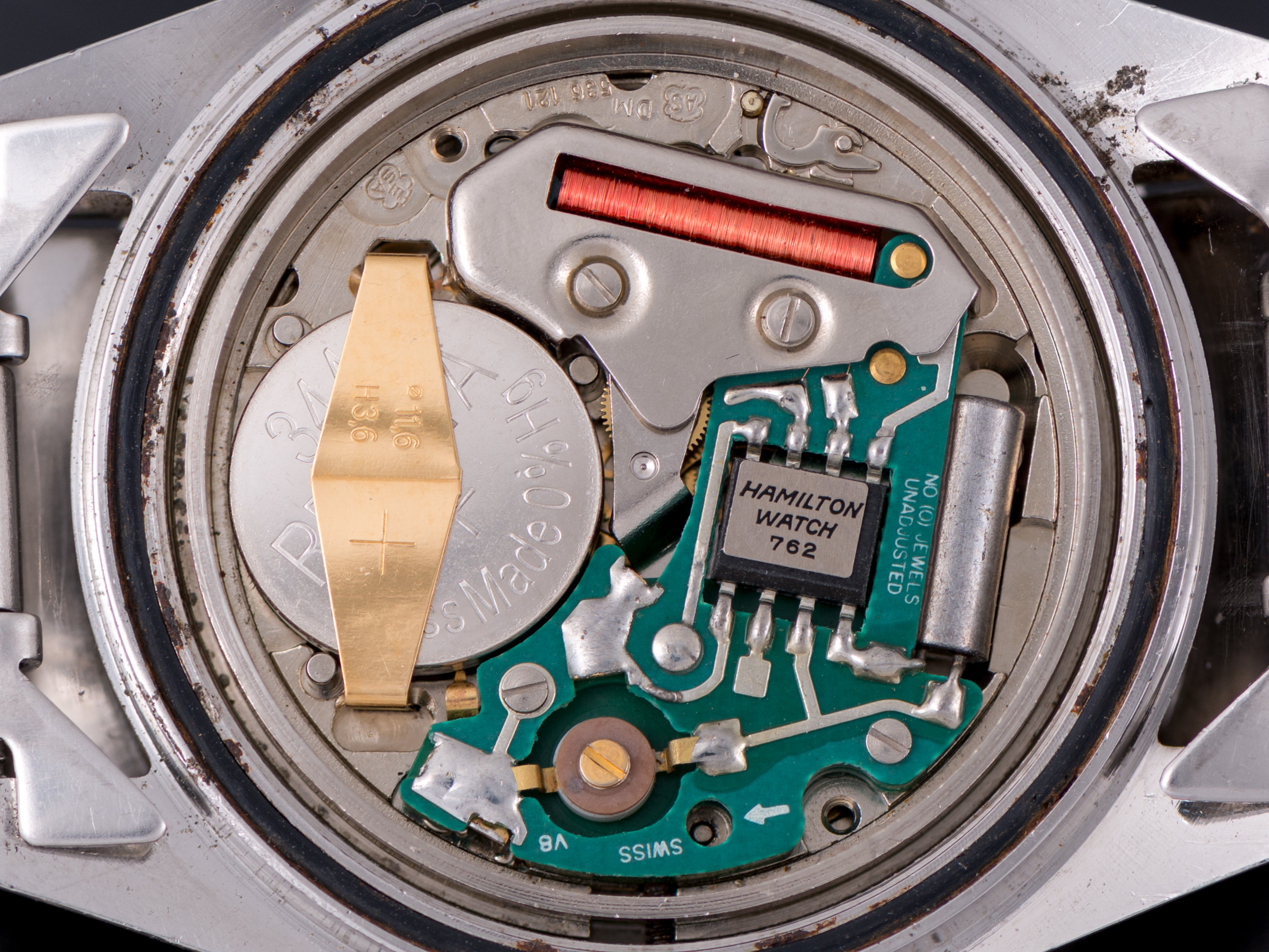 Hamilton "Coke" Quartz Dive Watch & Original Bracelet 762003-3 | Unwind ...