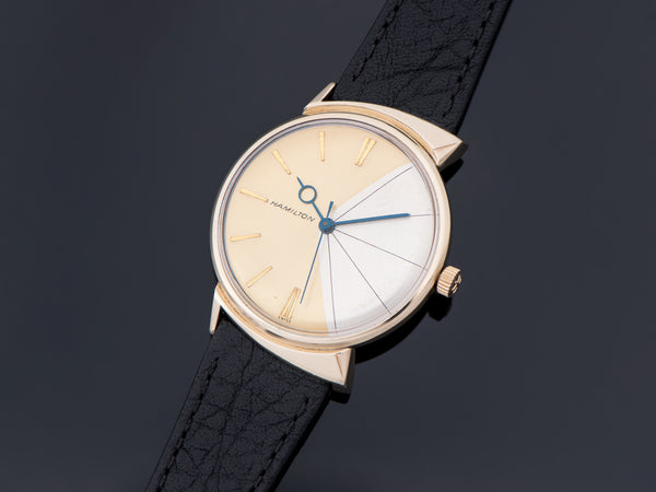 Hamilton T-403 "Shark" Yellow Gold Filled Thin-O-Matic Watch