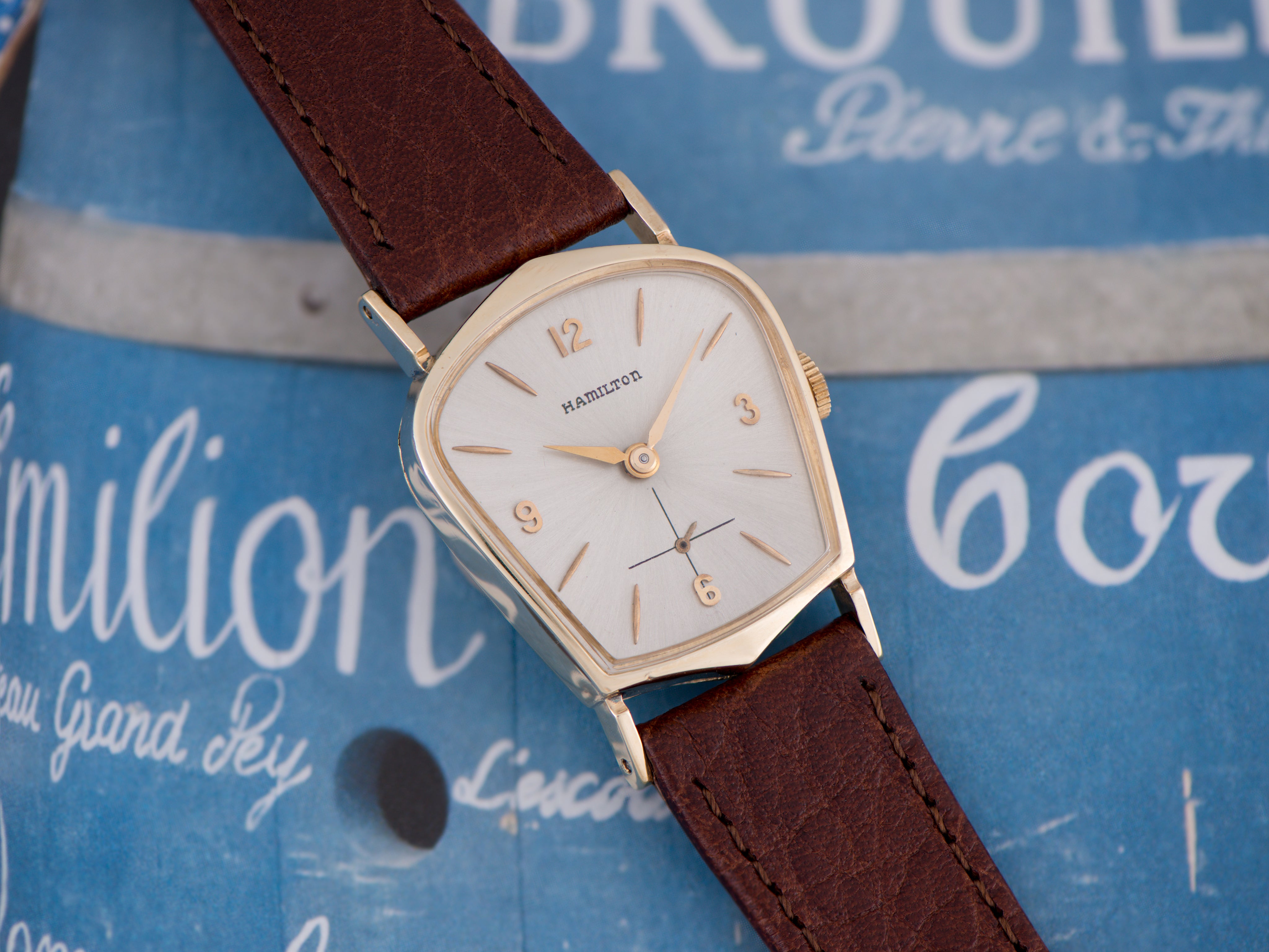 Hamilton Valiant Asymmetric Silver Dial Watch