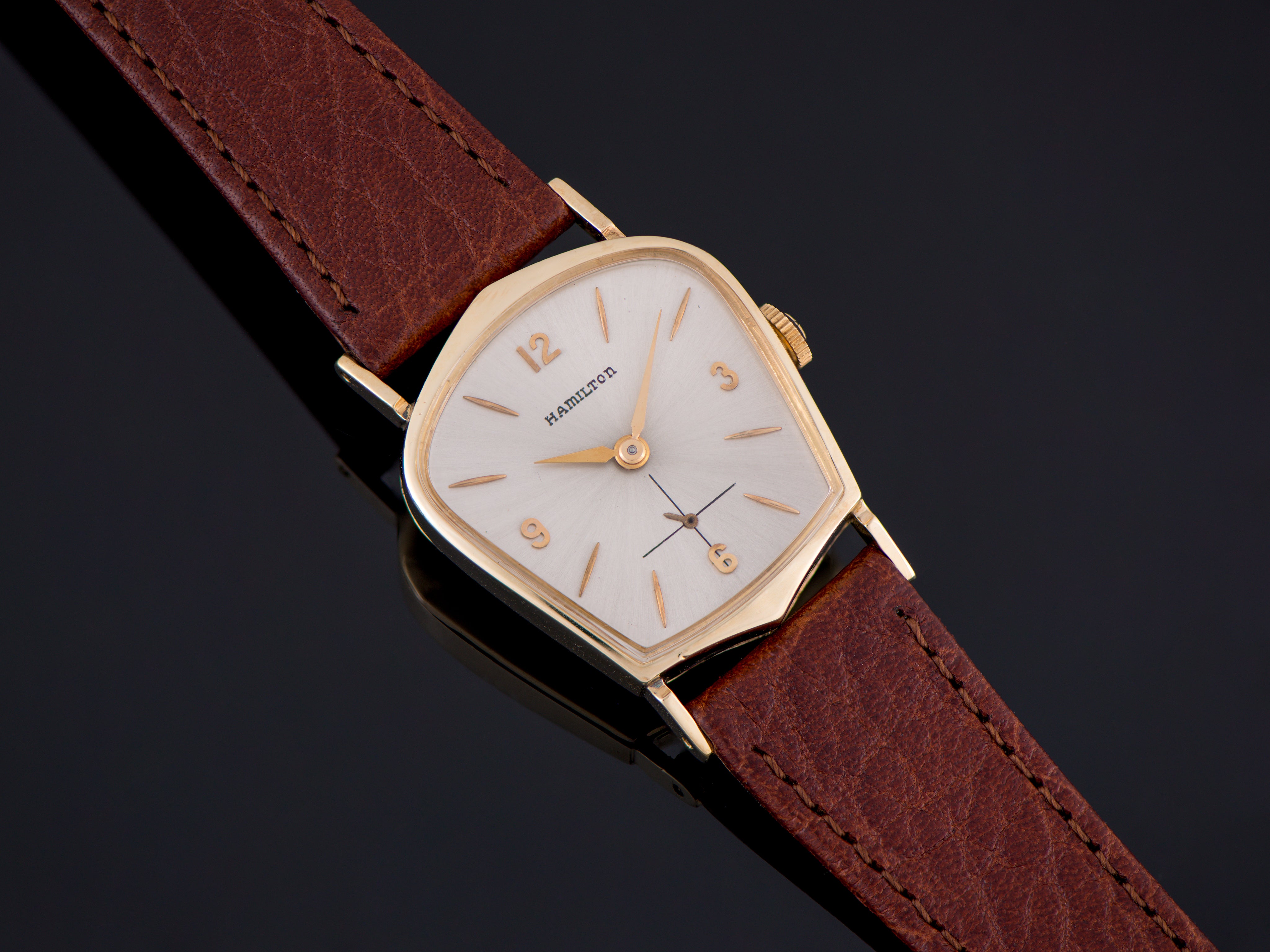 Hamilton Valiant Asymmetric Silver Dial Watch