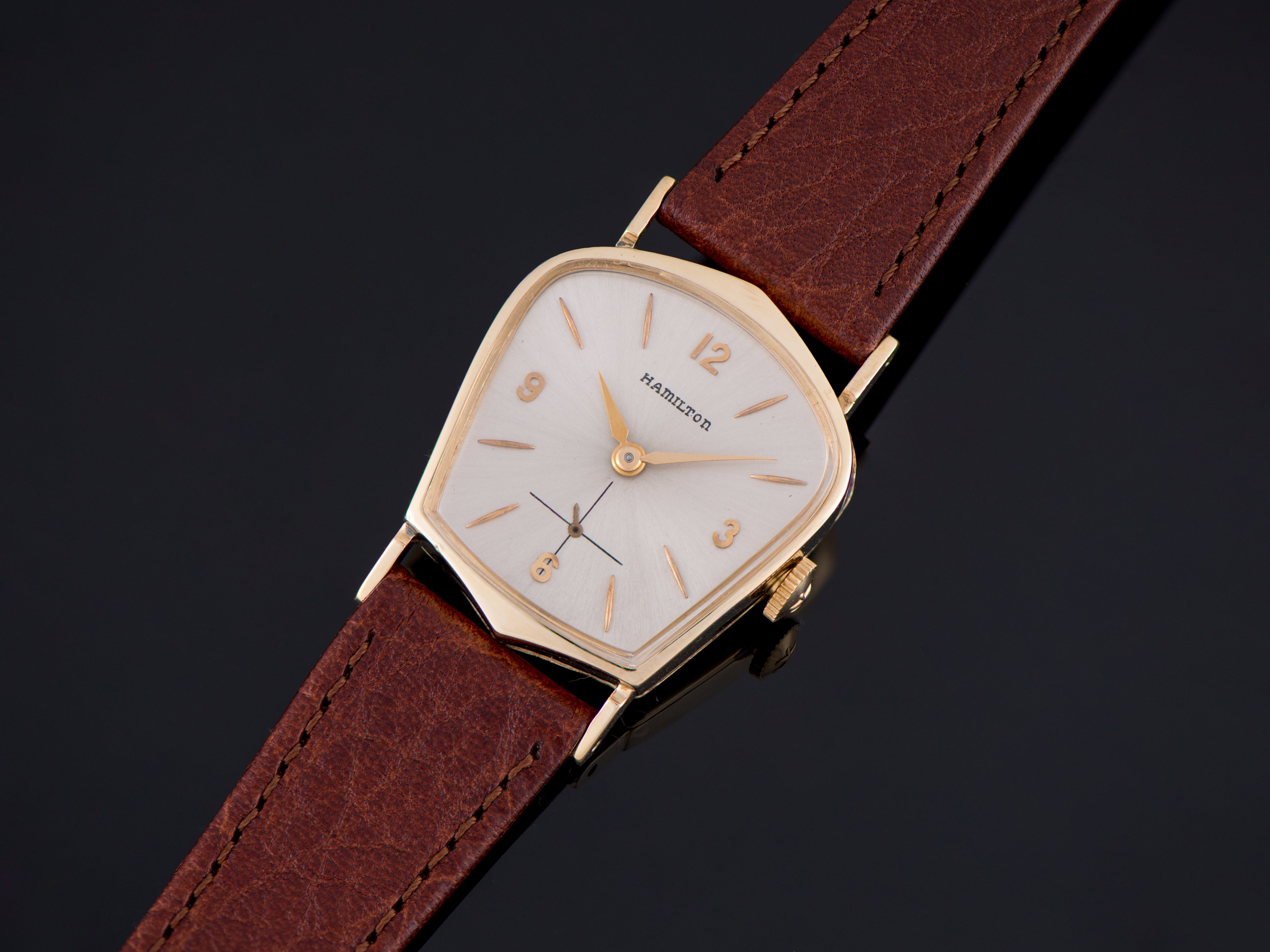 Hamilton Valiant Asymmetric Silver Dial Watch