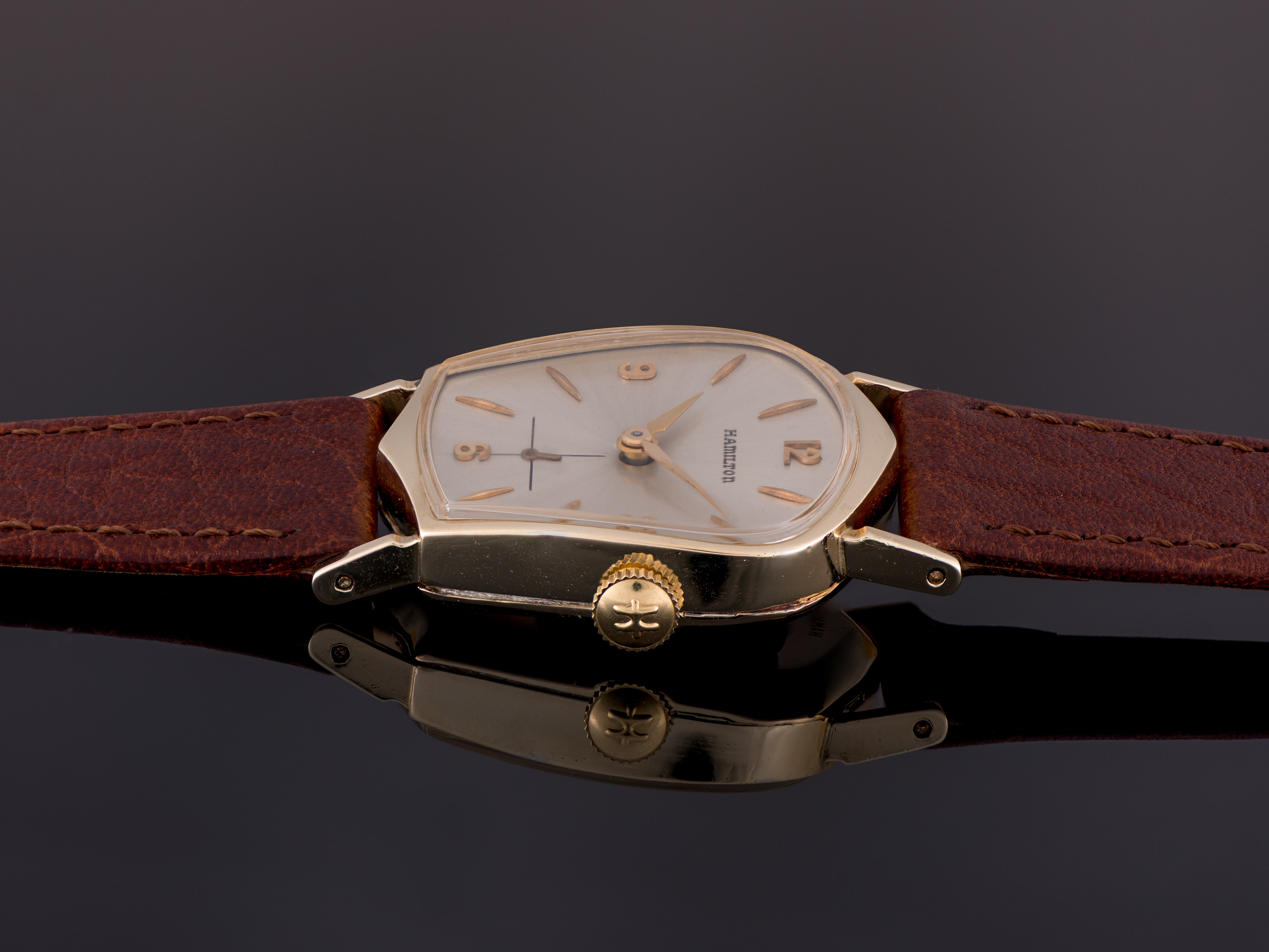 Hamilton Valiant Asymmetric Silver Dial Watch