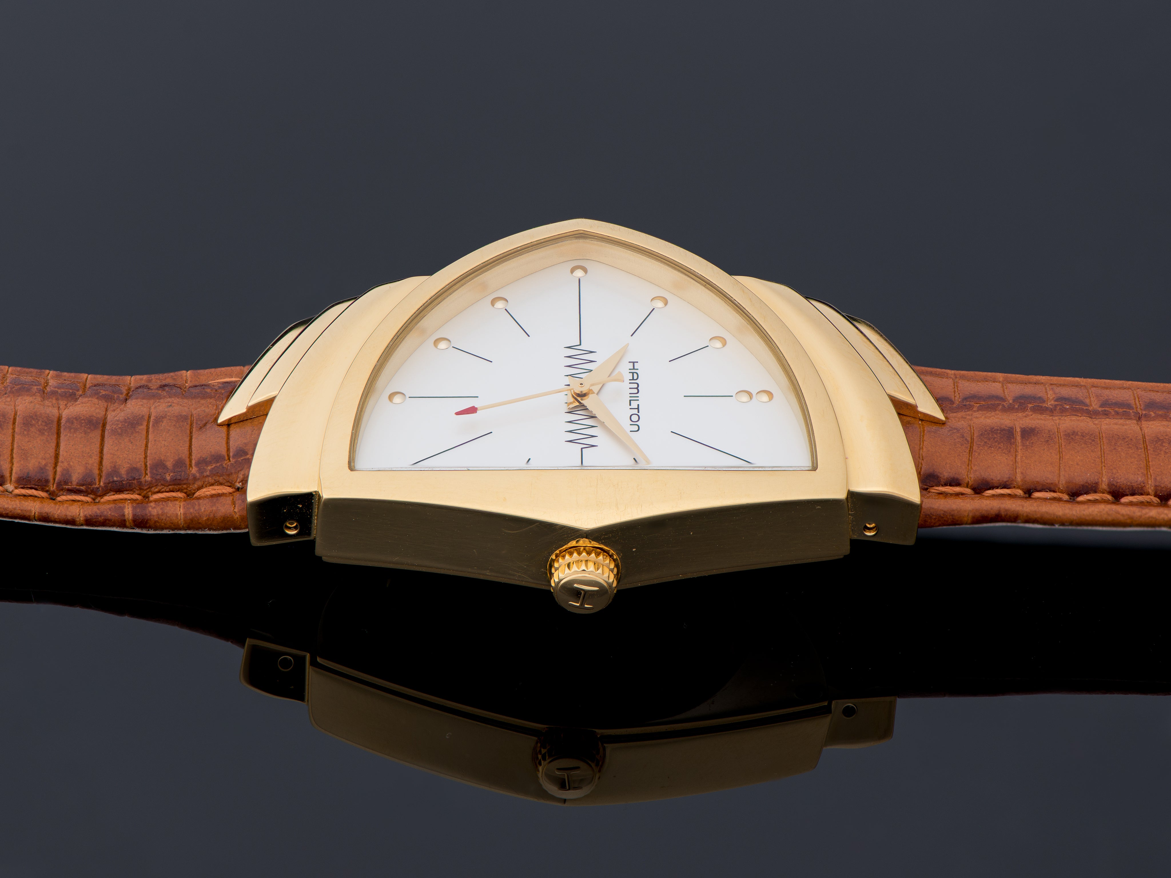 Hamilton Ventura Reissue Gold Tone (PVD Finish) Watch H243010