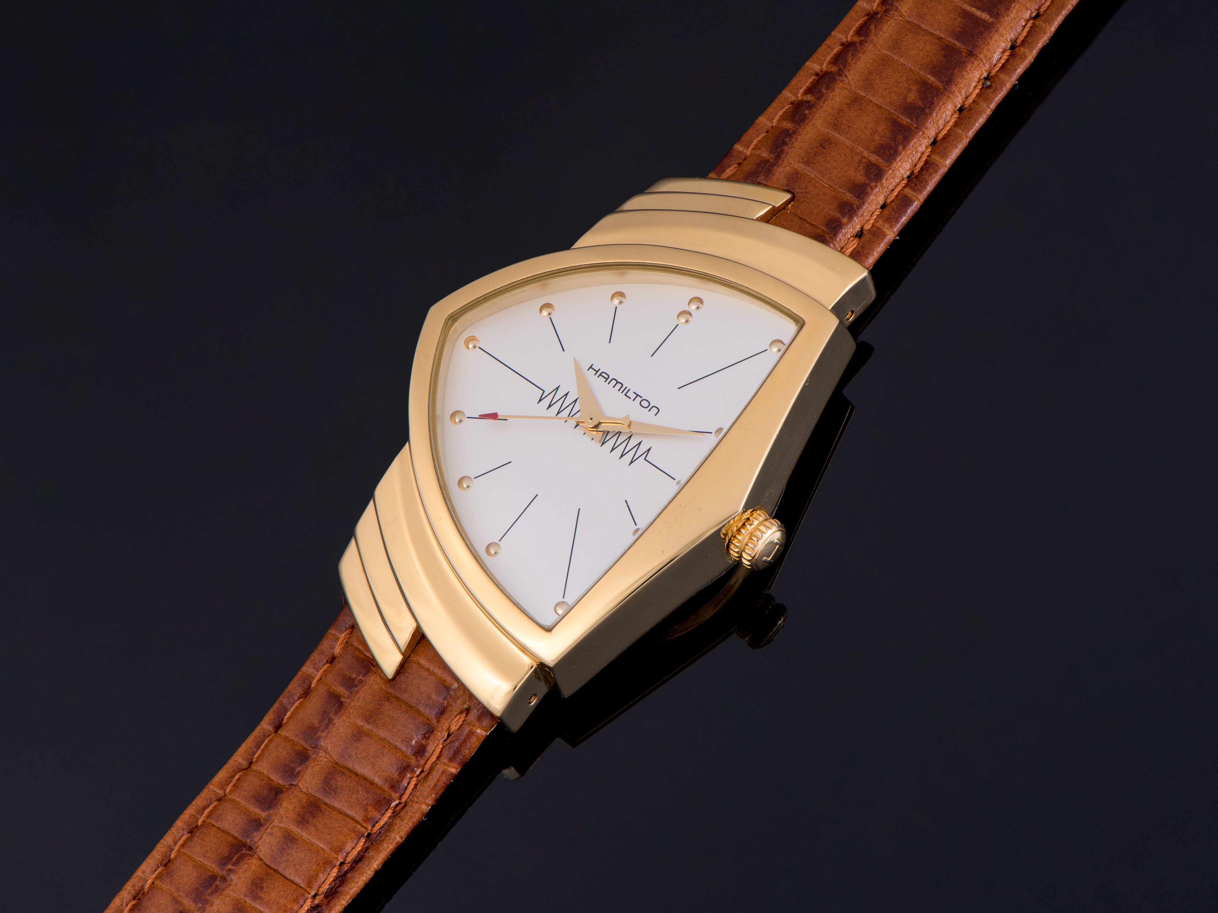 Hamilton Ventura Reissue Gold Tone (PVD Finish) Watch H243010
