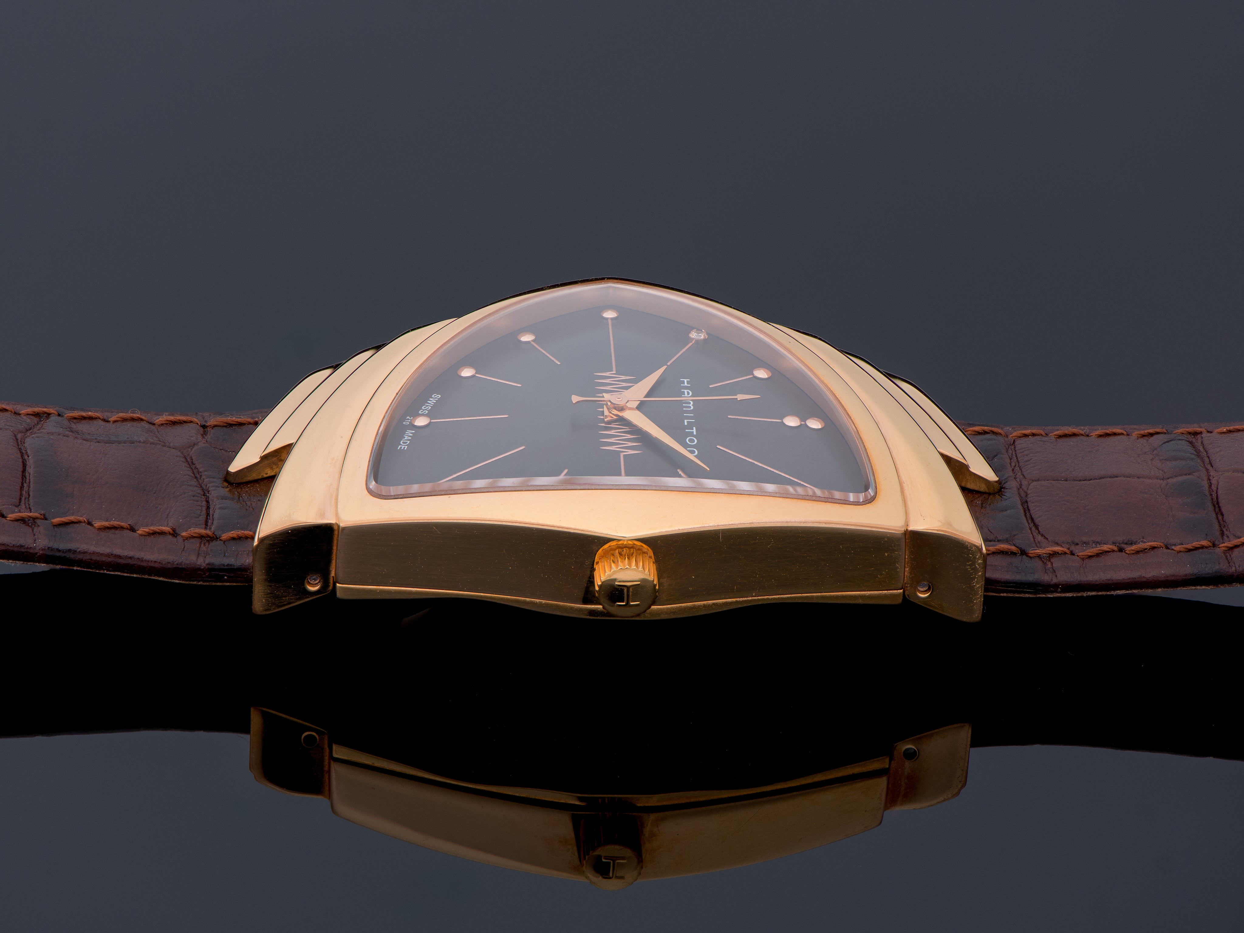 Hamilton Ventura Reissue Limited 50th Anniversary Edition Watch Rose G