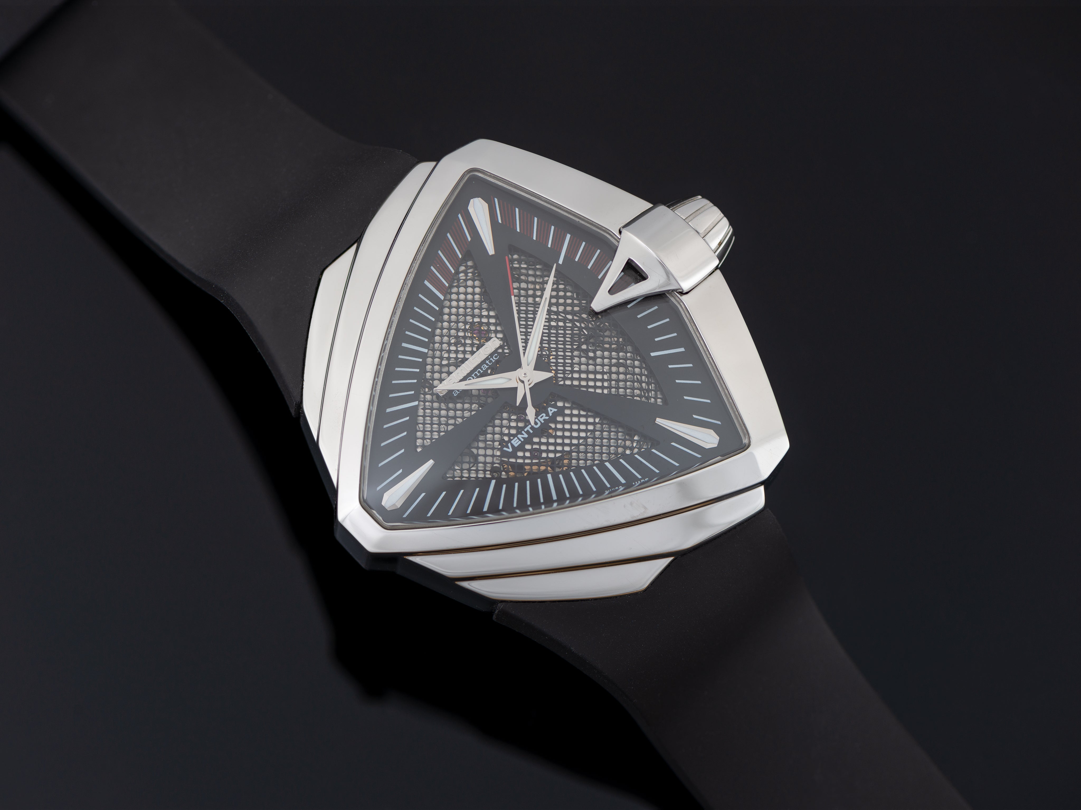 Hamilton Reissue Stainless Steel Ventura XXL Watch H246551 | Unwind In Time