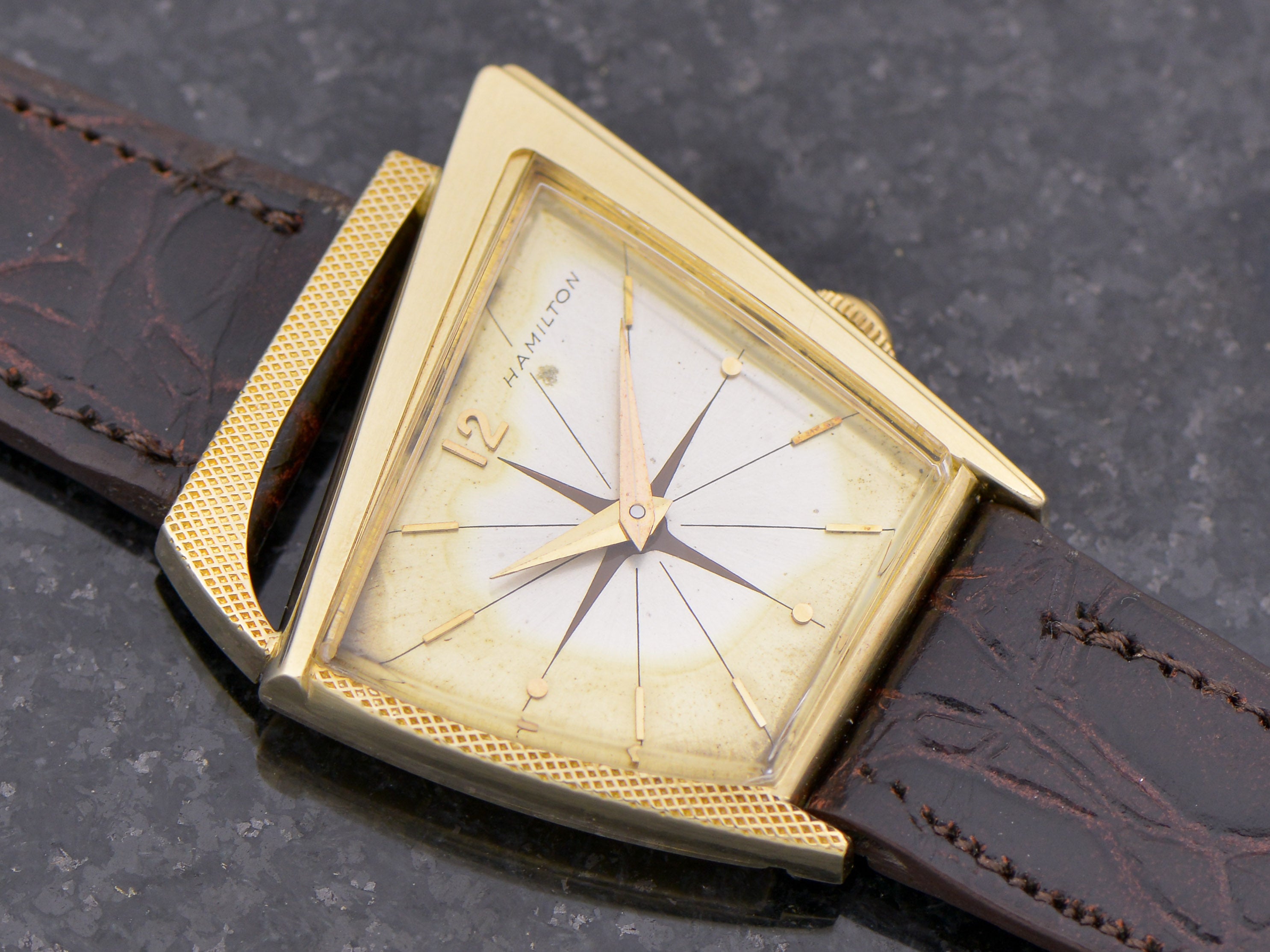 Hamilton Watch | Hamilton 14K Solid Gold Flight I Vintage Watch