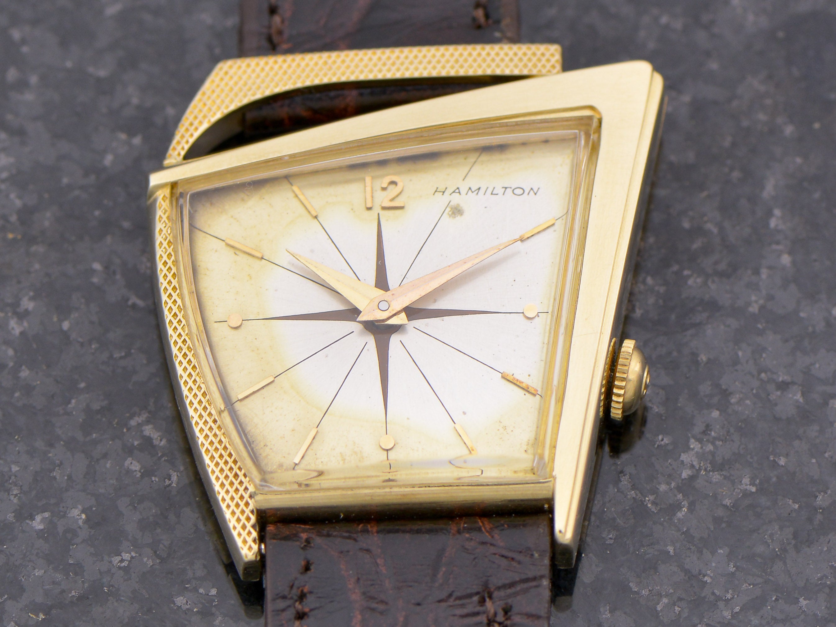 Hamilton Watch | Hamilton 14K Solid Gold Flight I Vintage Watch