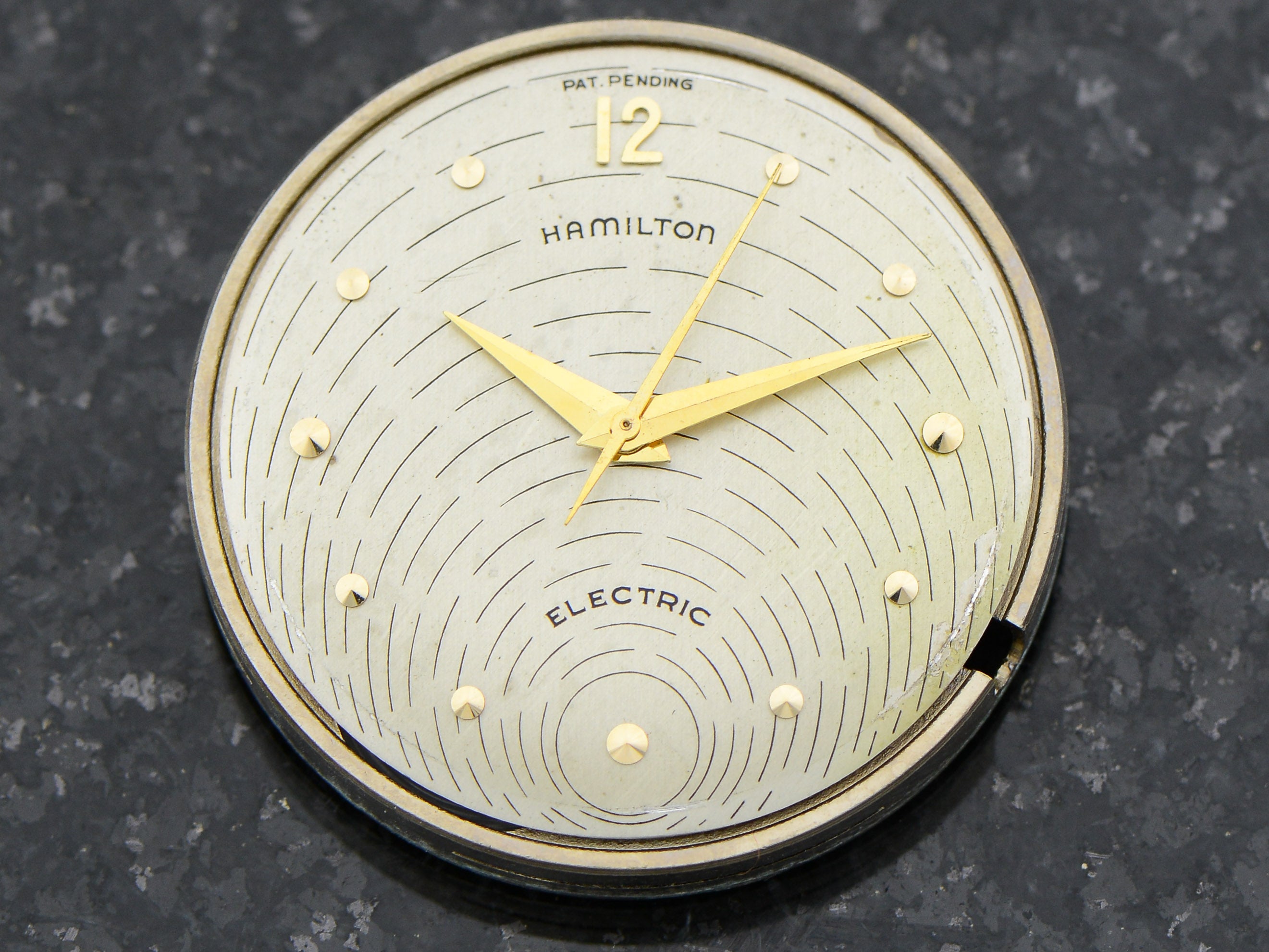 Hamilton Electric 14K Silver Dial Spectra