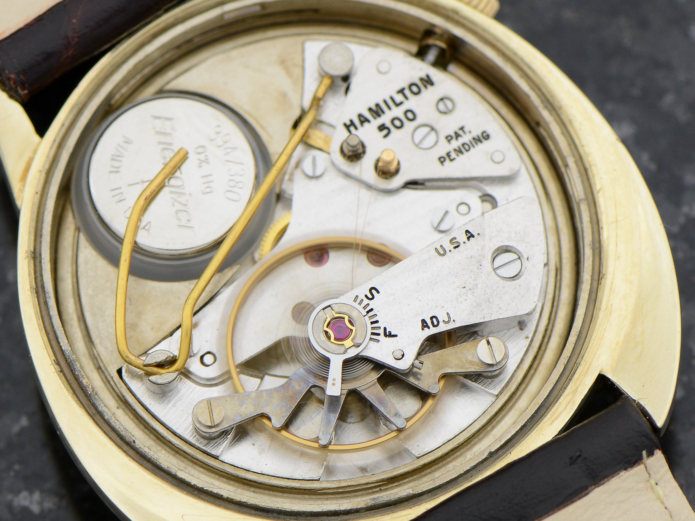 Hamilton Electric 14K Silver Dial Spectra