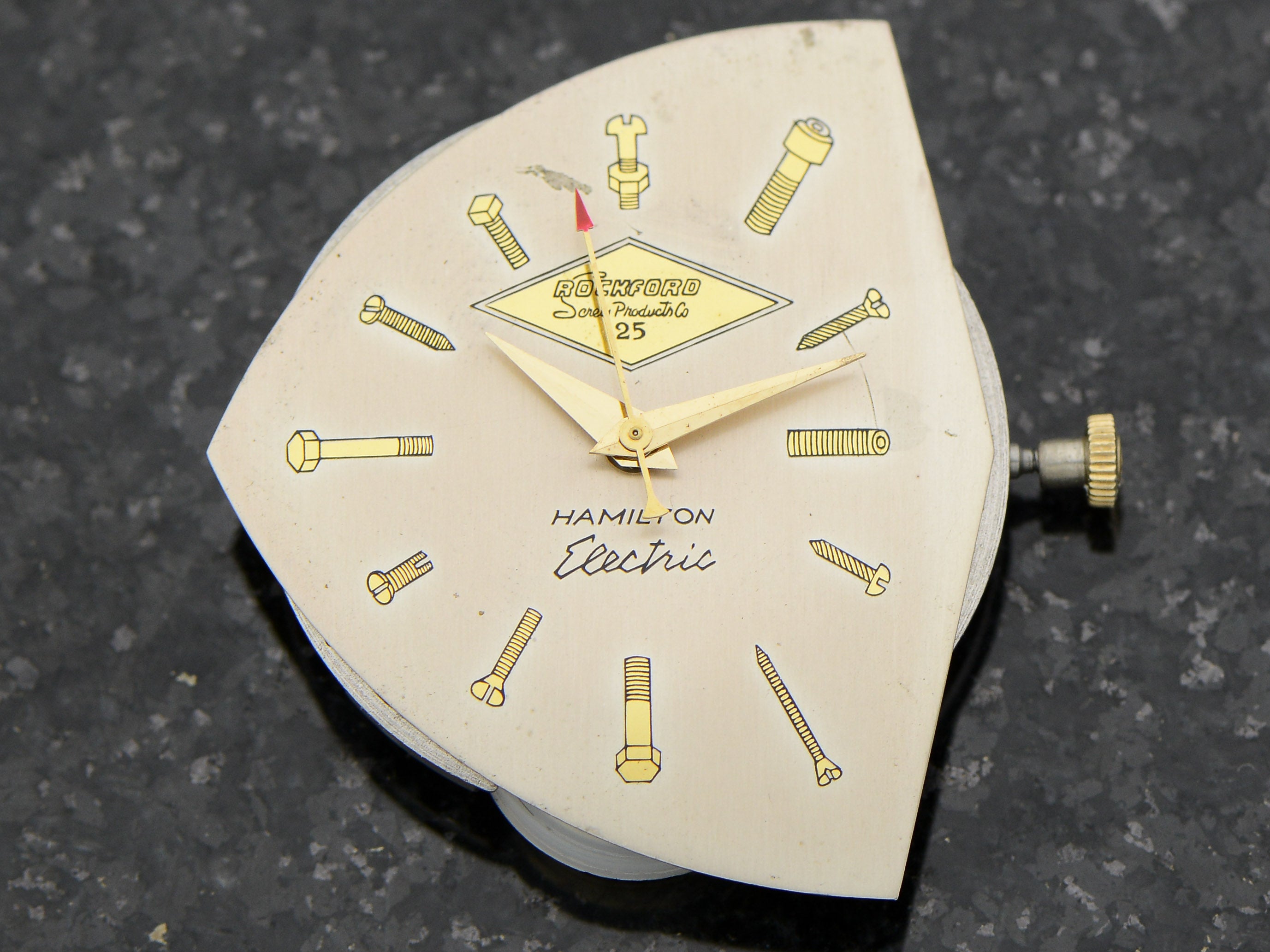 Hamilton Electric Pacer Rockford Screw Dial | Unwind In Time