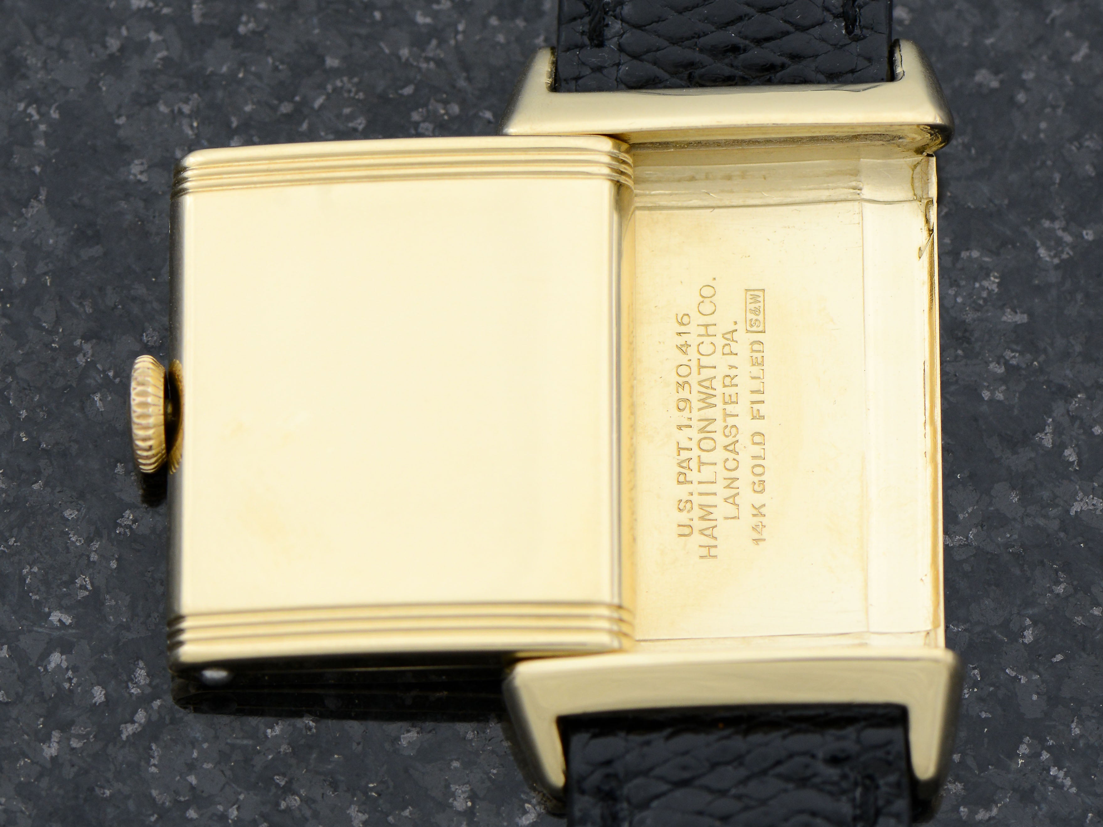 Hamilton Otis "Reverso" Original Black Dial