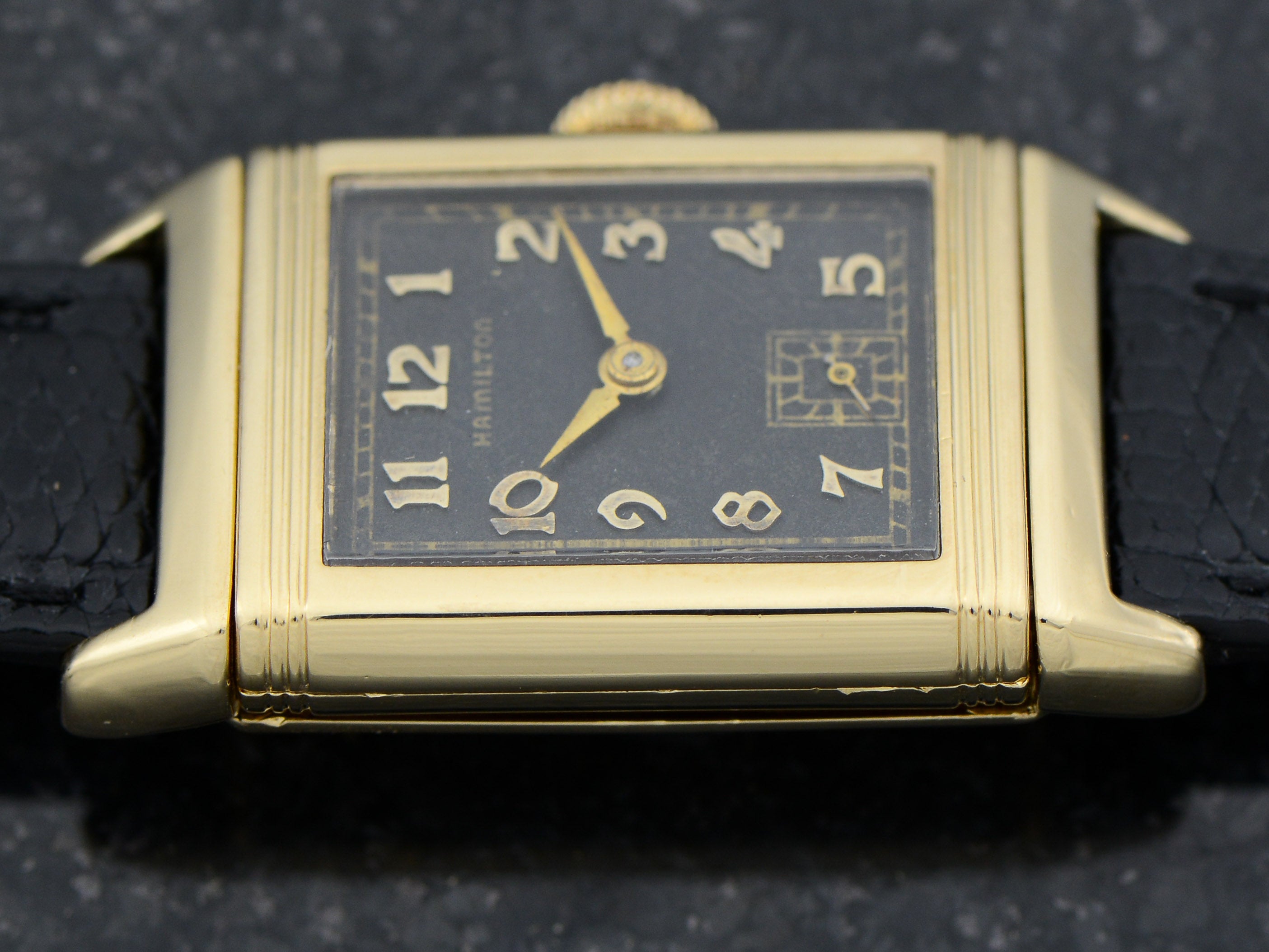 Hamilton Otis "Reverso" Original Black Dial