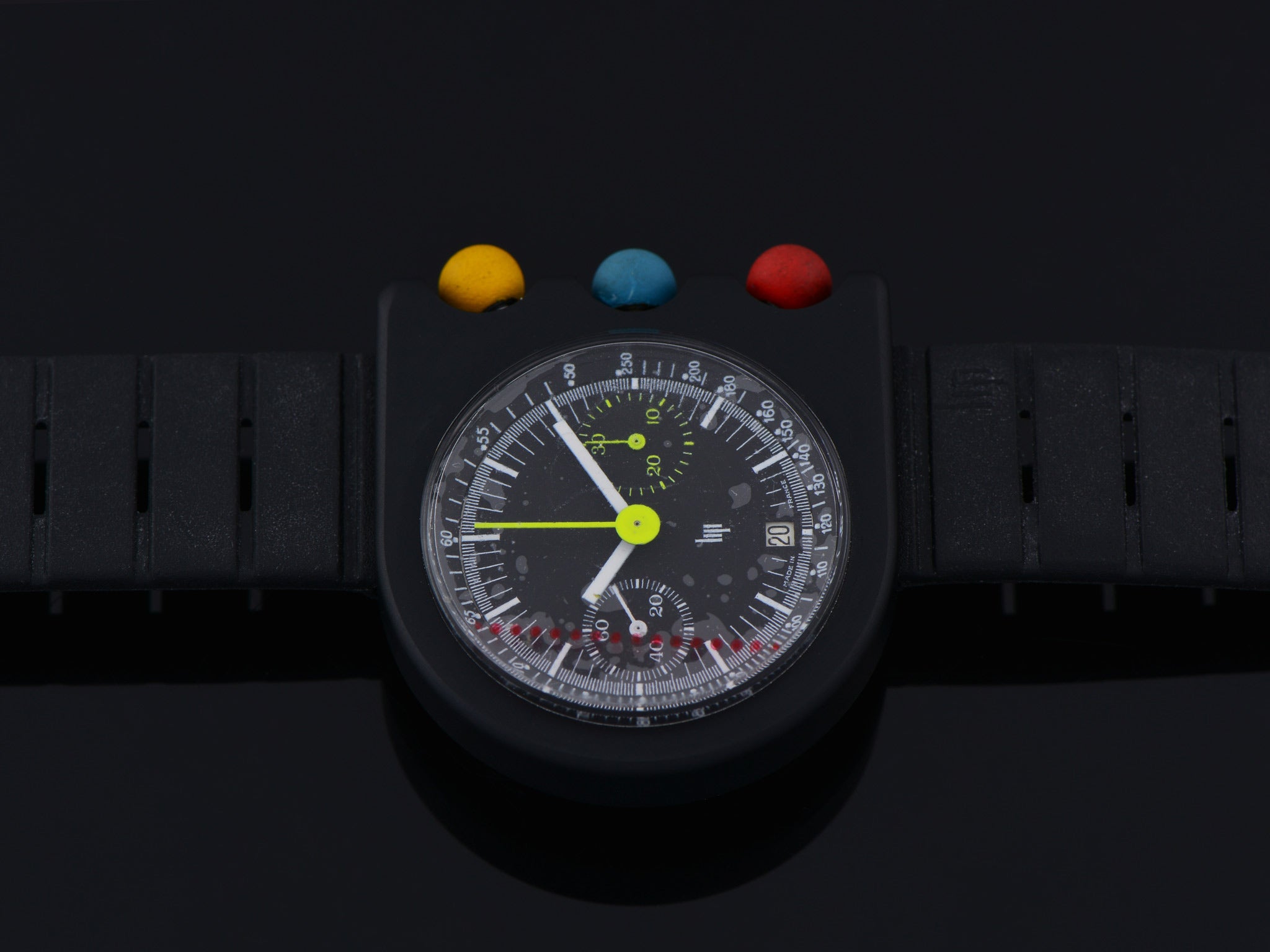 LIP Mach 2000 Dark Master Chronograph Roger Tallon Designed | Unwind In ...