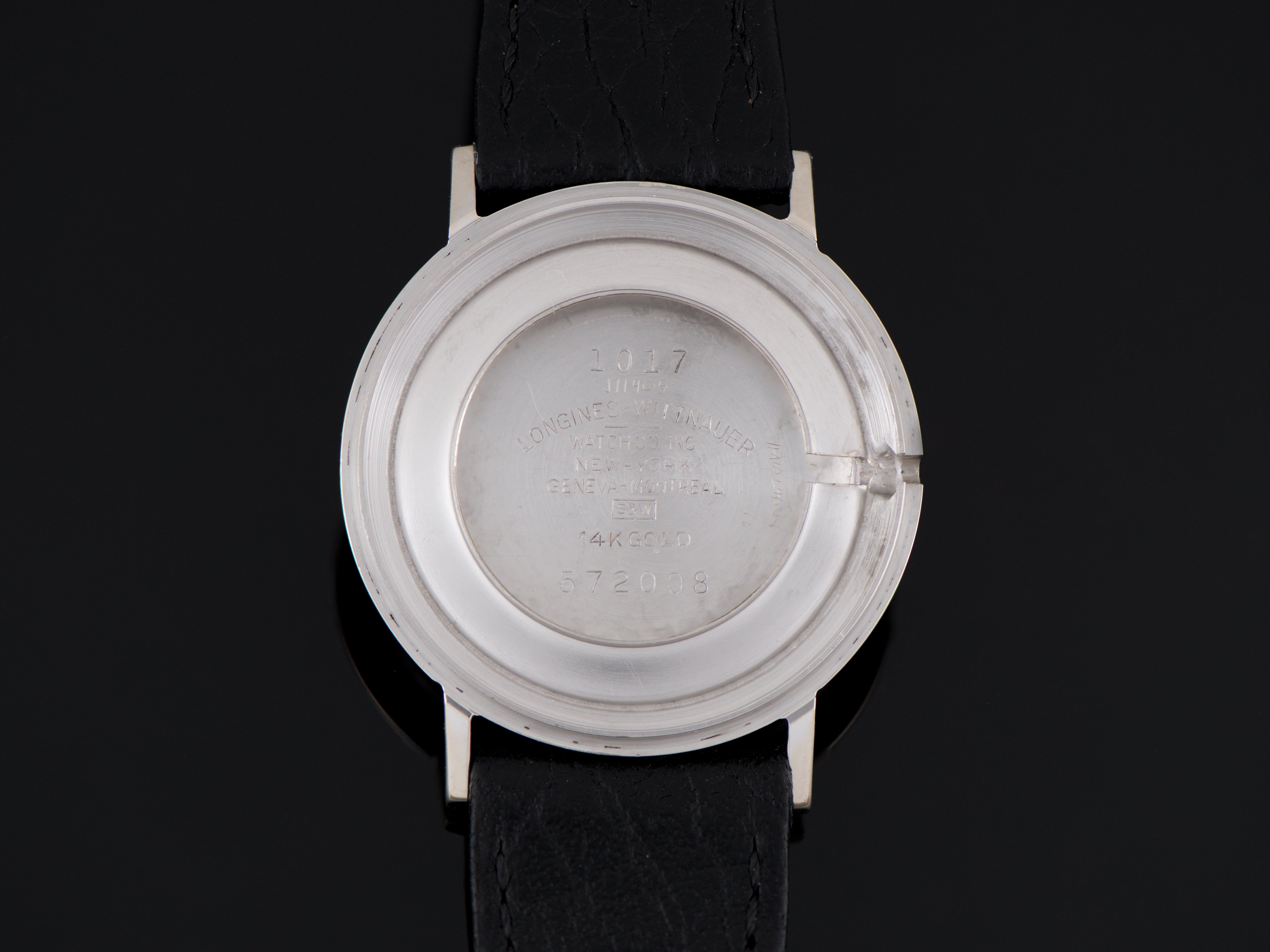 Longines Mystery Dial White Gold Filled Watch | Unwind In Time