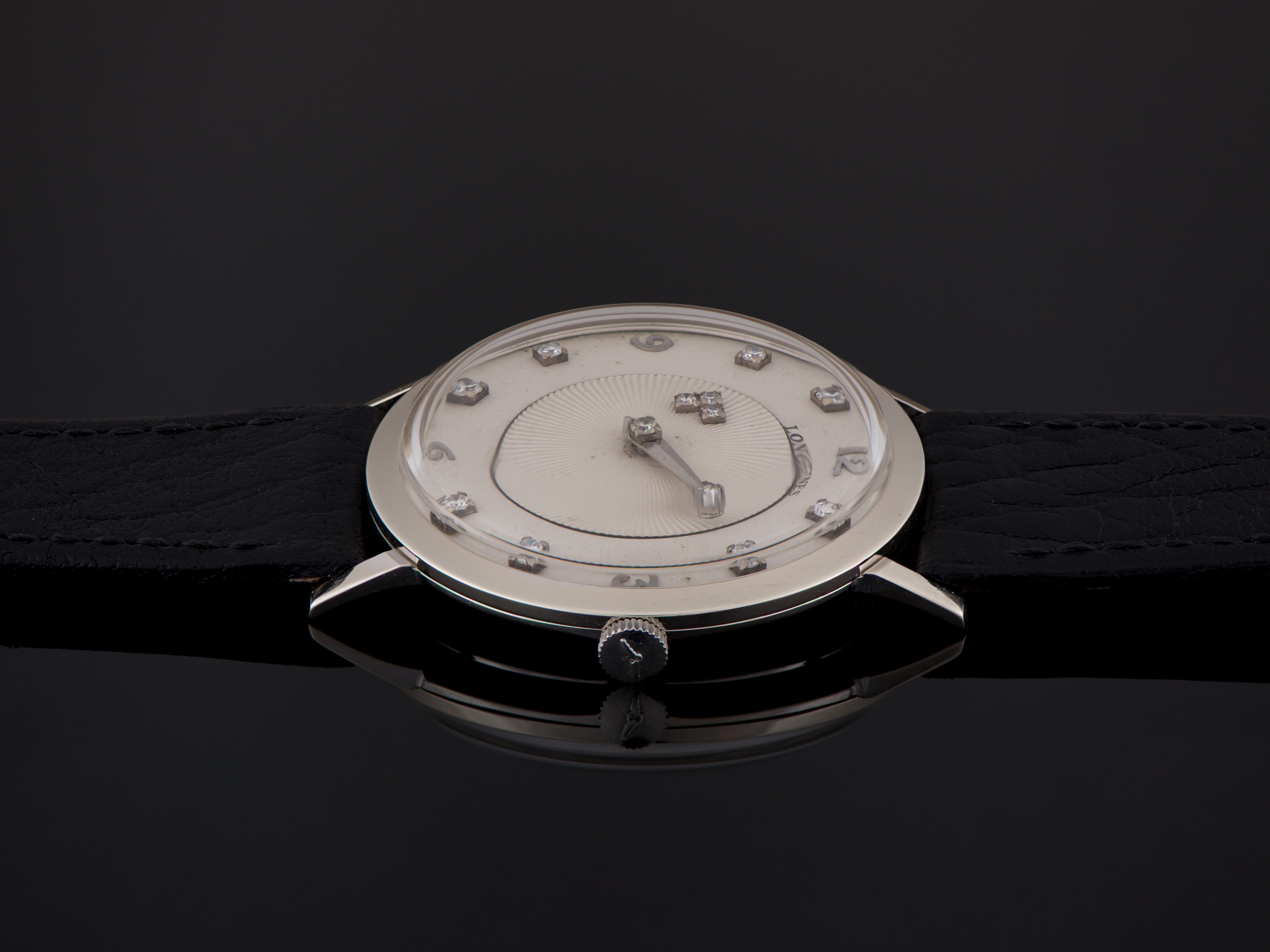 Longines Mystery Dial White Gold Filled Watch | Unwind In Time