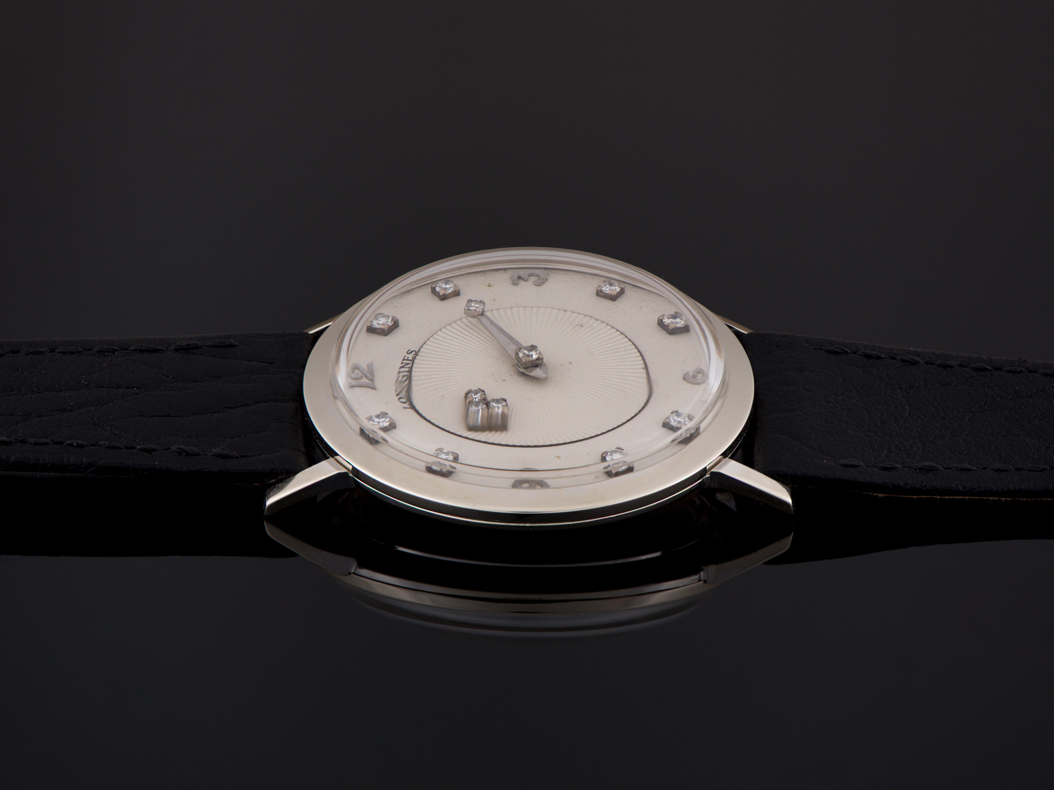 Longines Mystery Dial White Gold Filled Watch | Unwind In Time