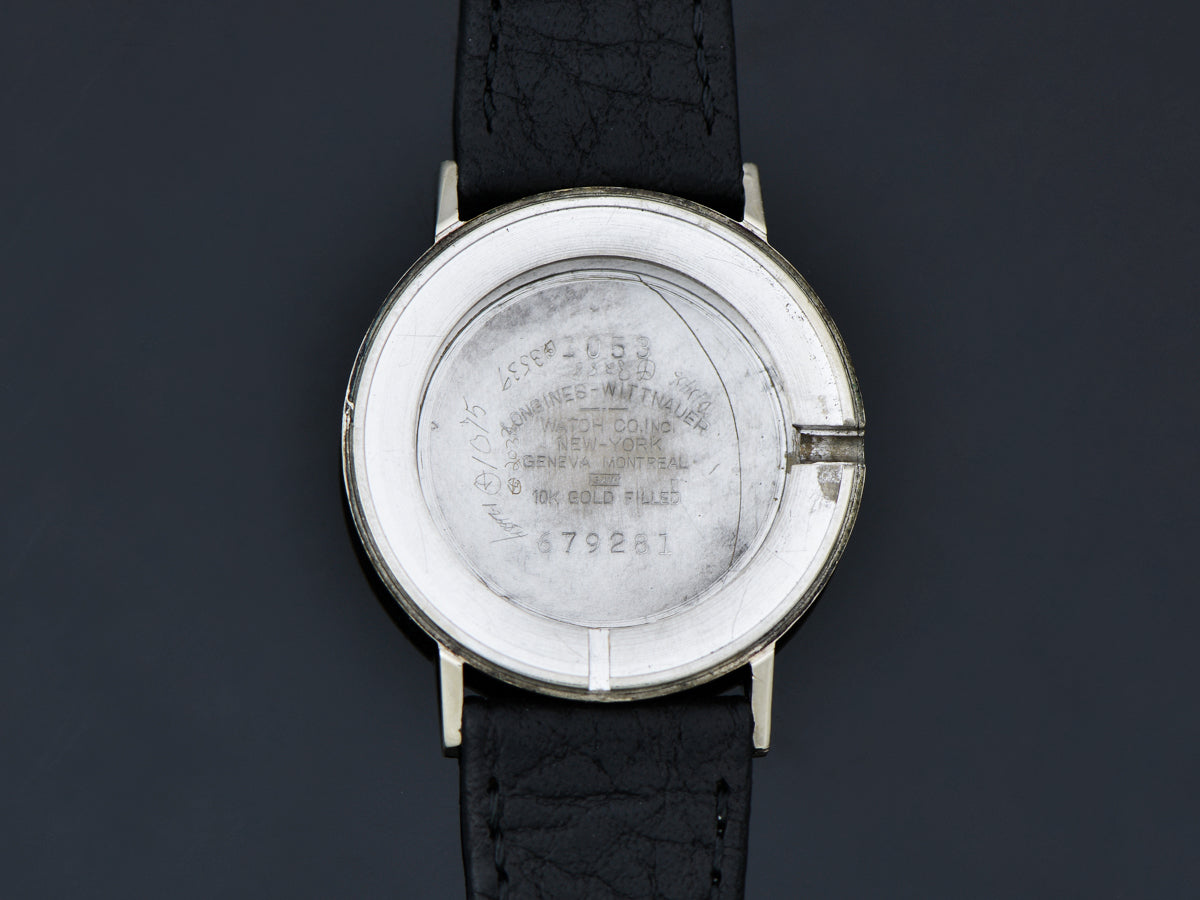 Longines Mystery Dial White Gold Filled Watch | Unwind In Time