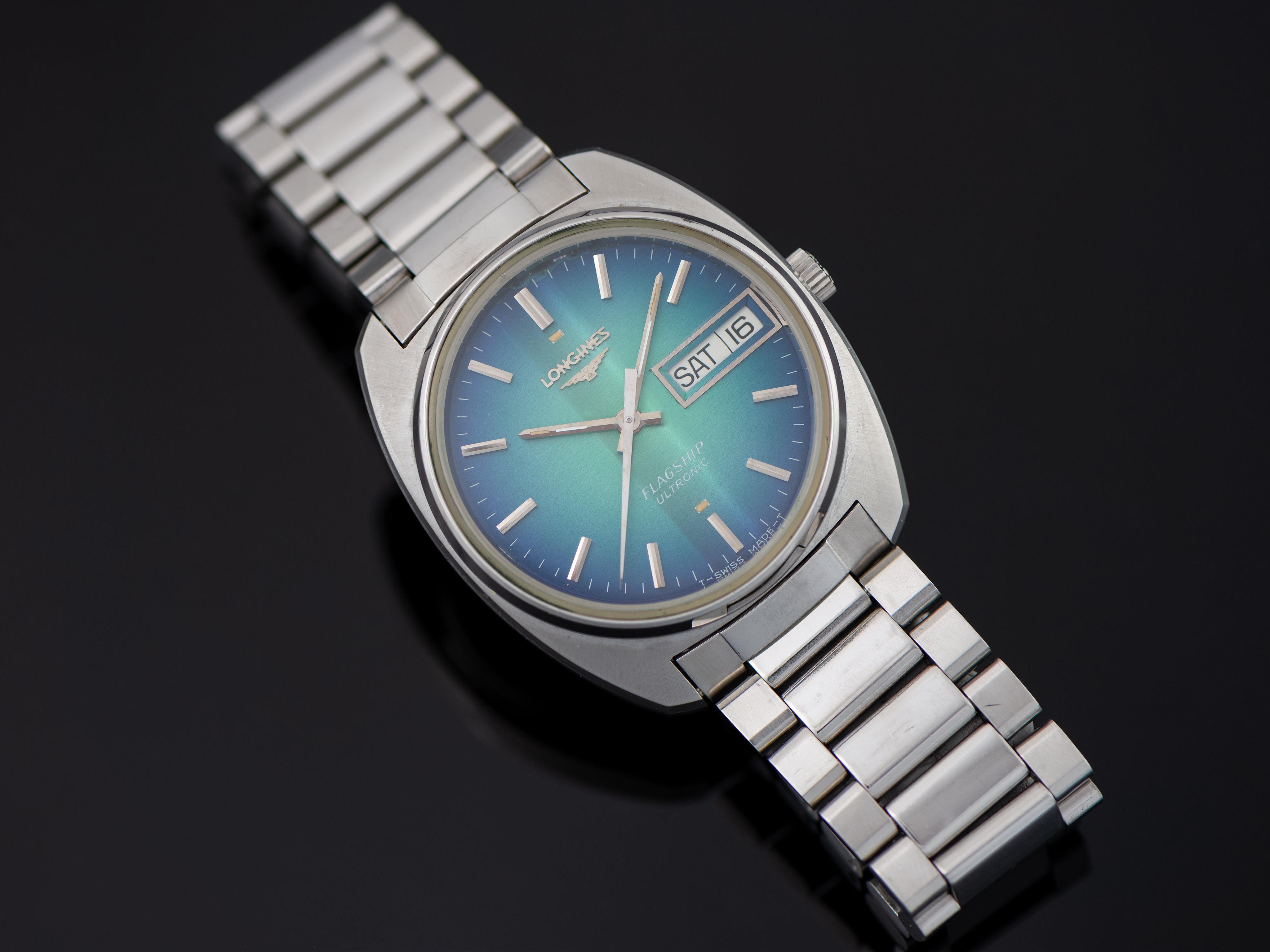 Longines Ultronic Flagship Steel Watch & Original Bracelet | Unwind In Time